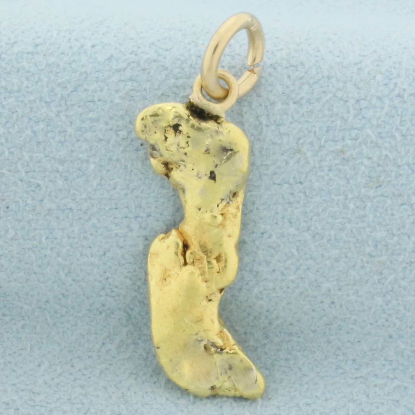 Pure Gold Nugget Freeform Charm or Pendant | Property Room