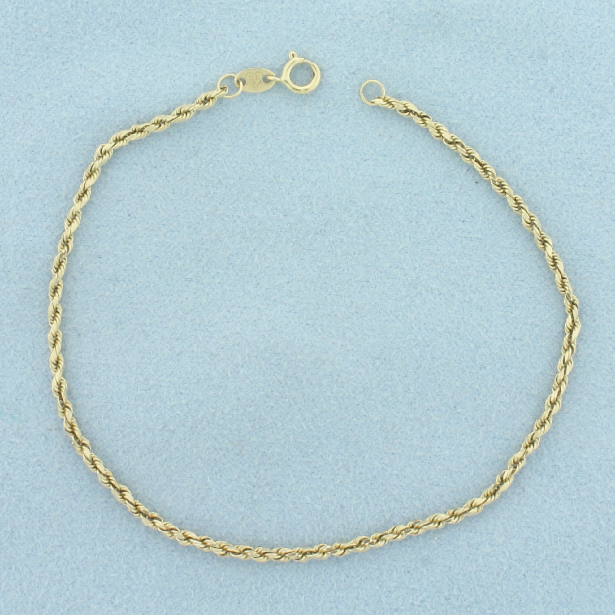 Rope Link Bracelet in 14k Yellow Gold | Property Room