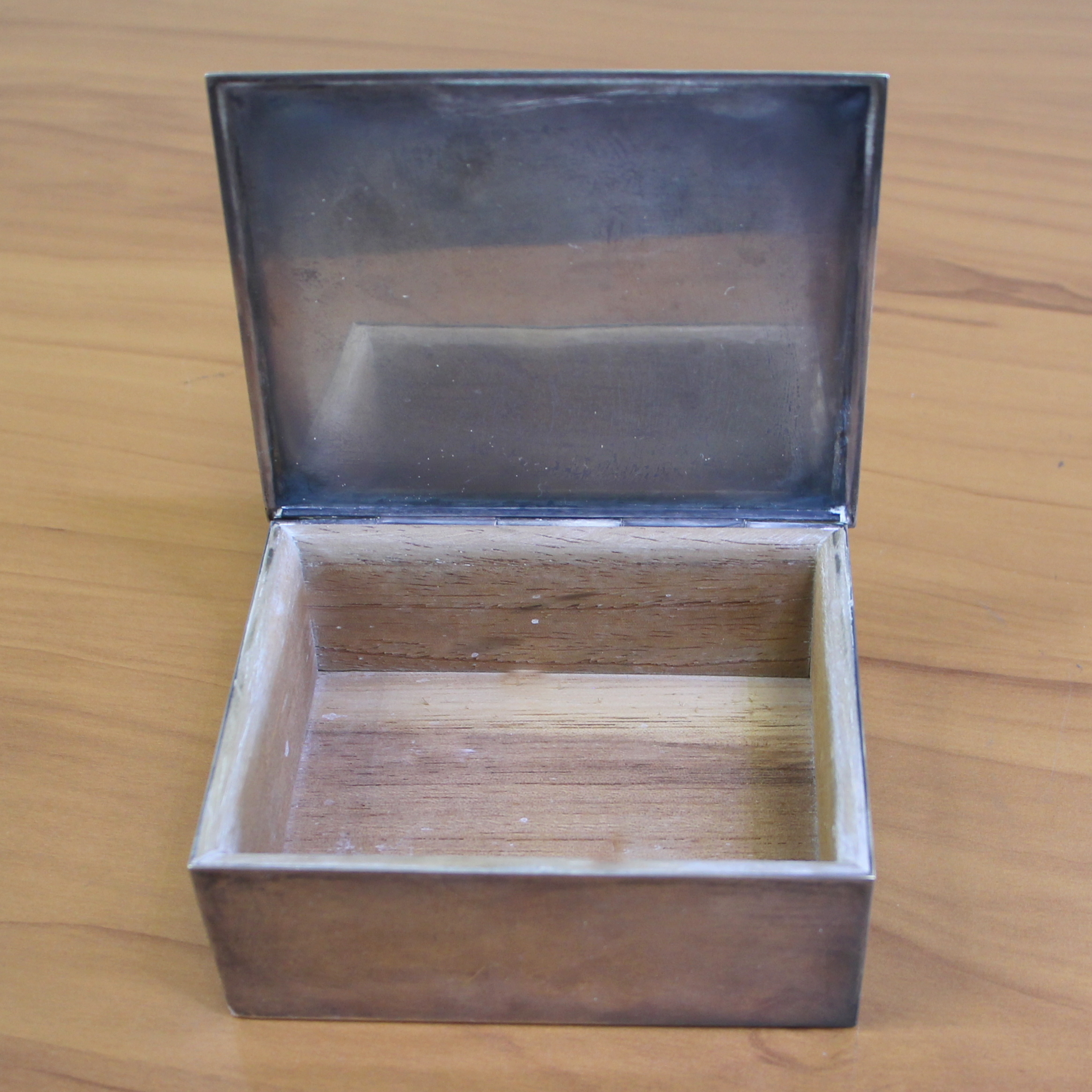 Tiffany and Co. Cedar Lined Keepsake Box in .925 Sterling Silver ...