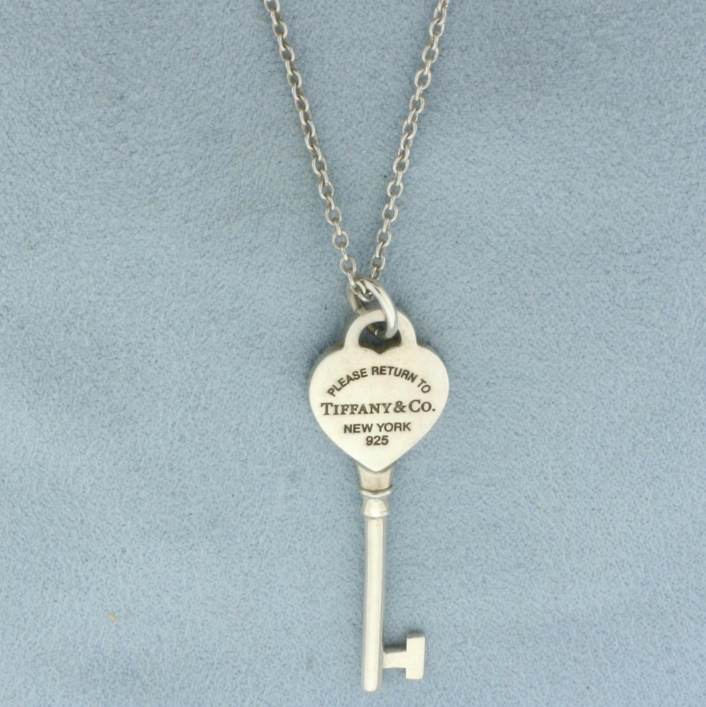 Tiffany & Co. Return To Tiffany Heart Key Necklace In Sterling Silver ...