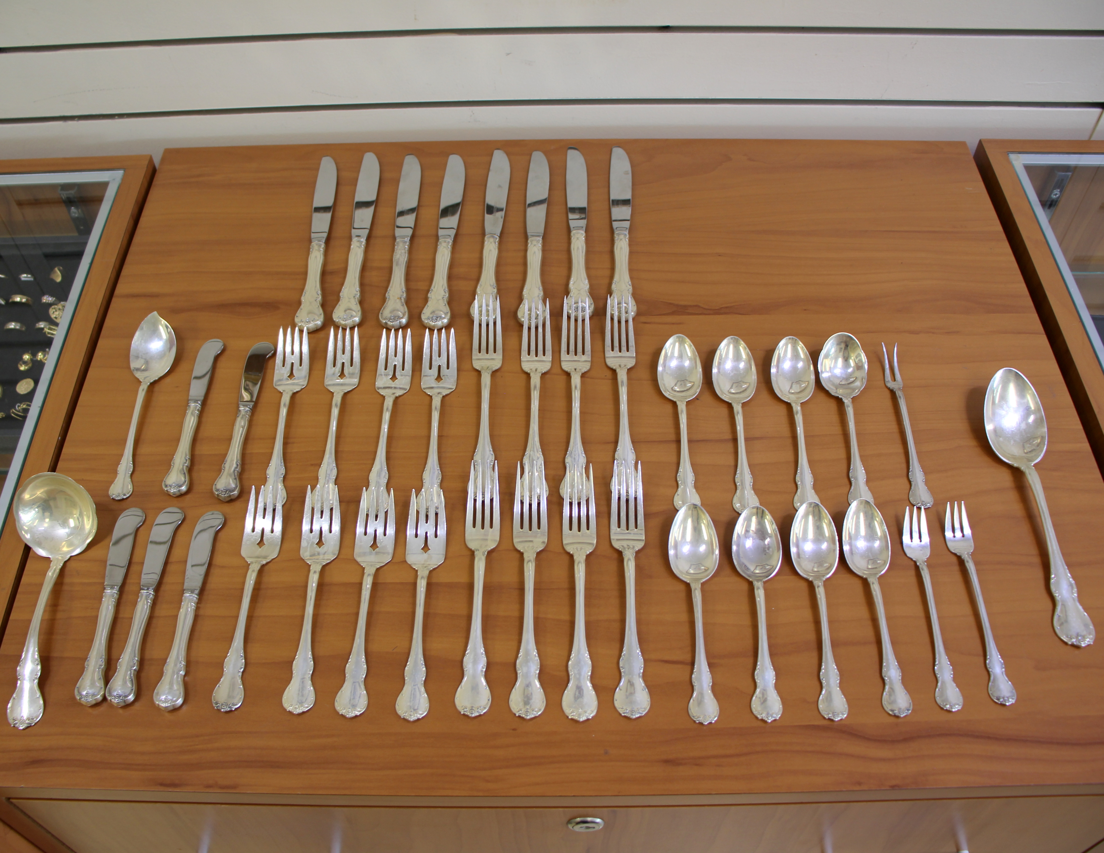 Towle French Provincial Sterling Silver Flatware 43 Piece set ...