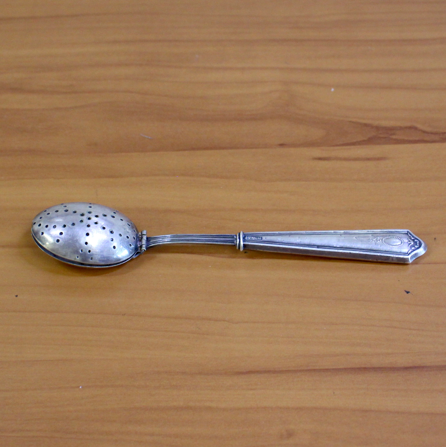 Unique Antique Sterling Silver Tea Infuser Spoon | Property Room