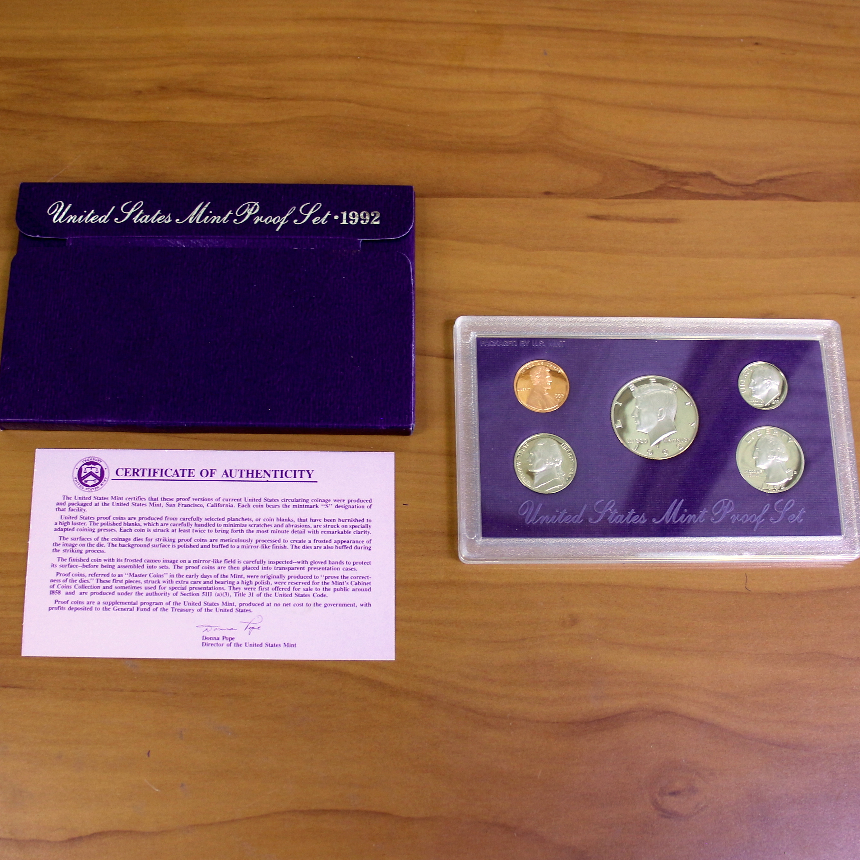 US Mint 5 Proof Coin Set OGP 1984 To 1993 | Property Room