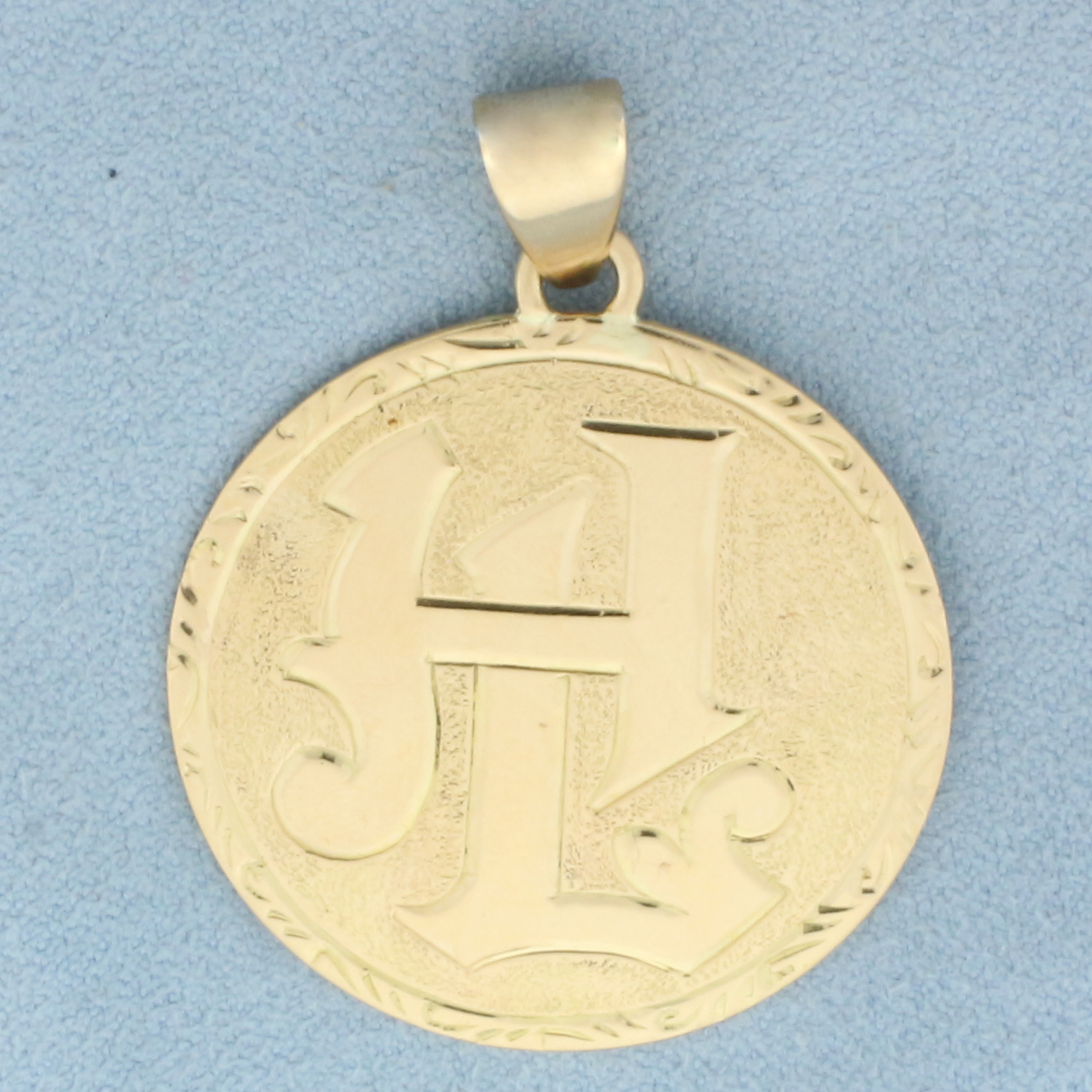 Vintage HL or LH Monogram Pendant in 18k Yellow Gold | Property Room