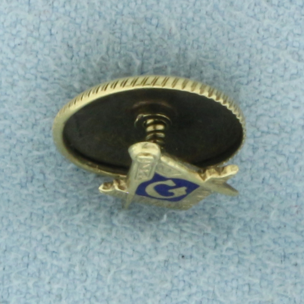 Vintage Masonic Pin in 14k Yellow Gold | Property Room