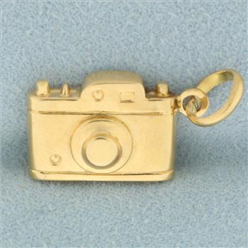 3D Camera Charm in 18k Yellow Gold | Property Room