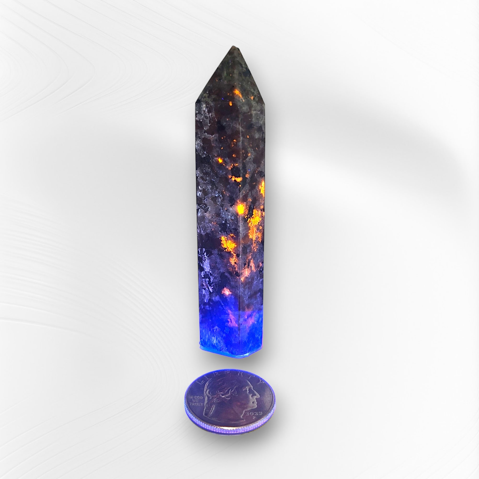 UV Fluorescent Yooperlite Tower - Add a Mesmerizing and Magical Touch ...