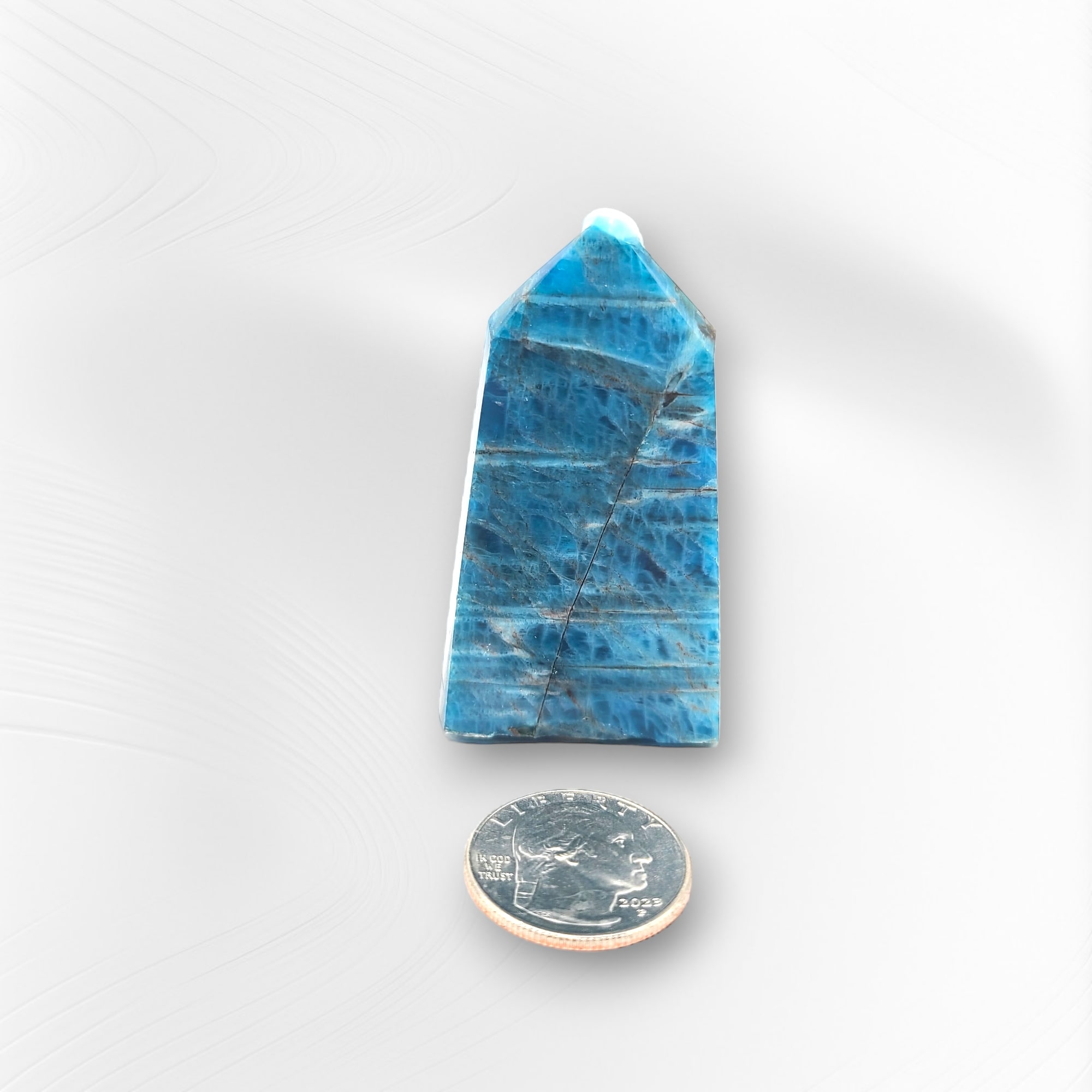 Blue Apatite Tower - Enhance Communication and Creativity with this ...