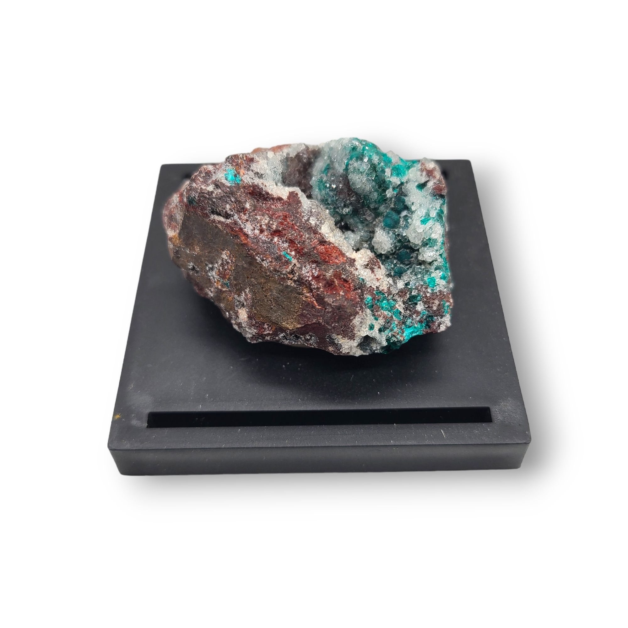 Dazzling Dioptase & Quartz Combo from Democratic Republic of Congo with ...