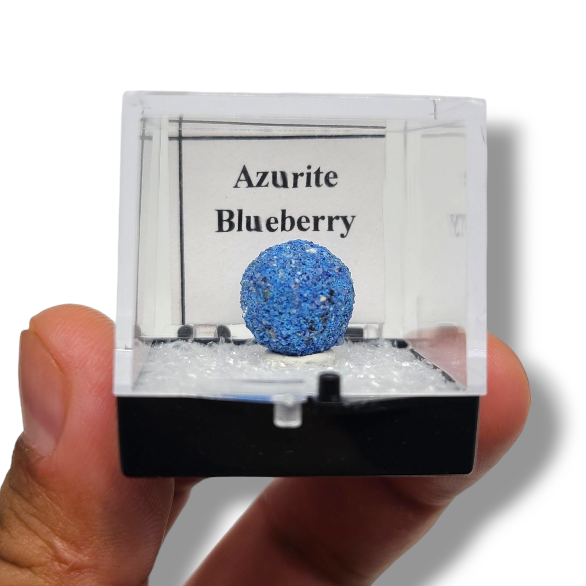 Azurite Blueberry Utah - Captivating Mineral Spheres in Perky Boxes ...