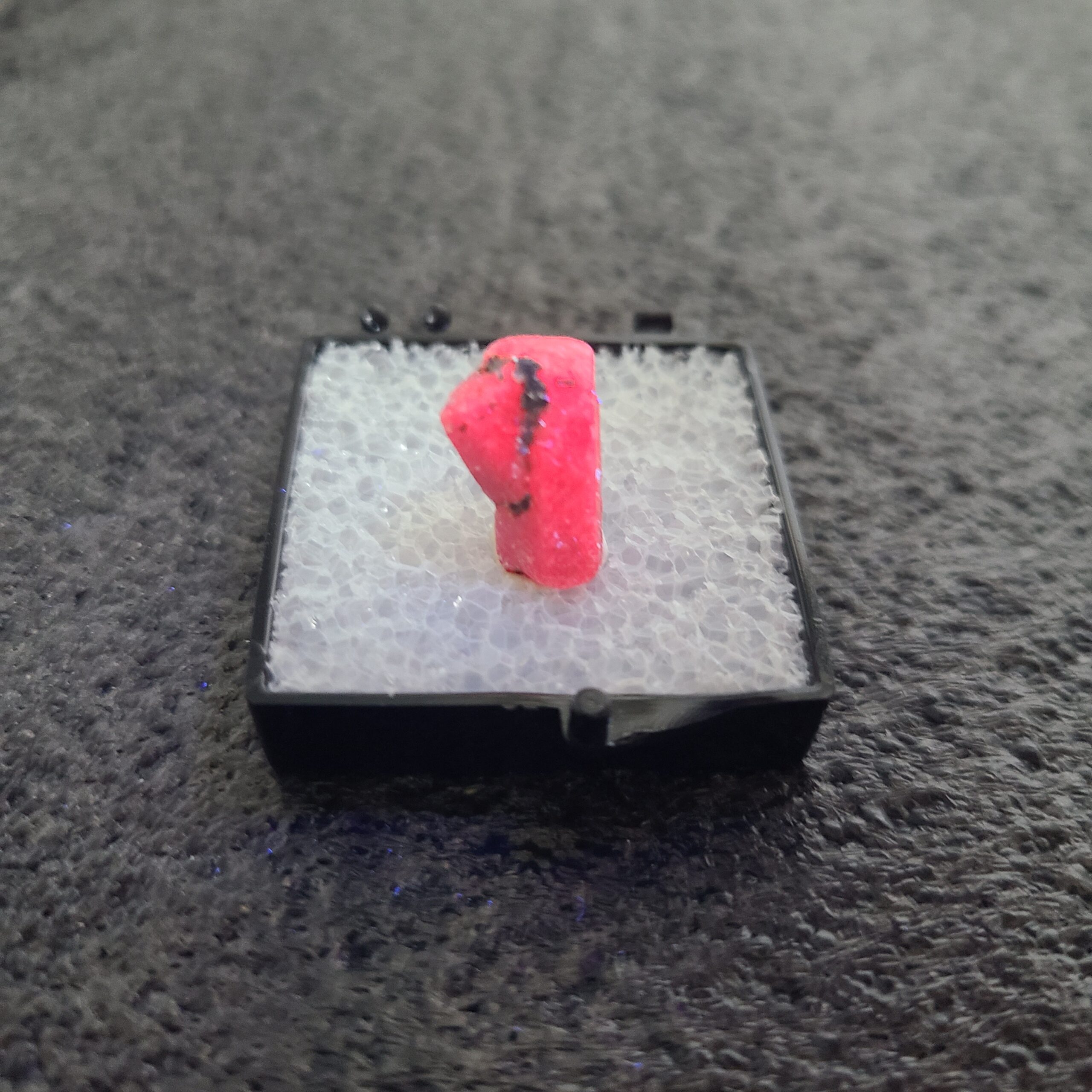 Fluorescent Ruby from Badakhshan - Afghan Gems in Display Cases ...