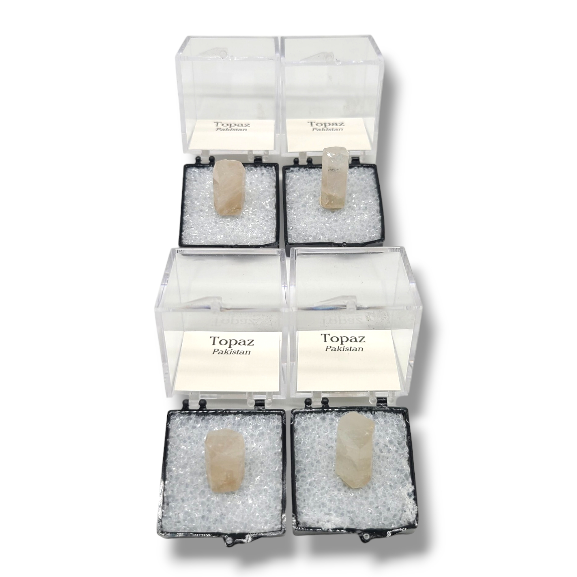 Pakistan Topaz - Champagne Hued Crystals in Elegant Perky Boxes ...