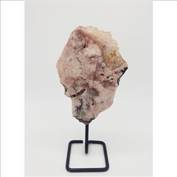 Pink Amethyst Slab on a Stand - A Rare and Soothing Crystal for Your ...