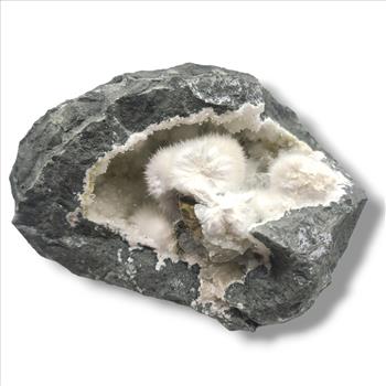 3 lbs Natural OKENITE Gyrolite Quartz Minerals Geode from India ...