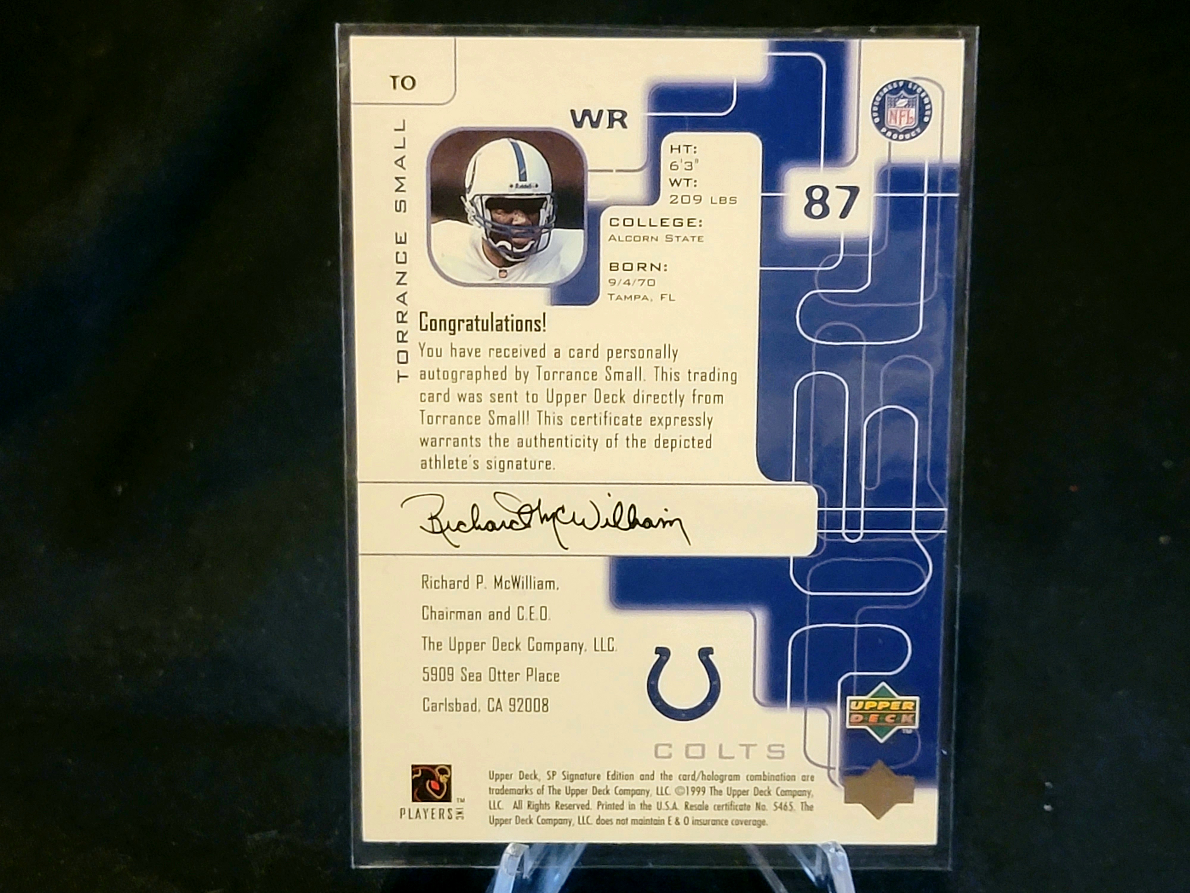 Torrance Small autographed card/ Mike Trout | Property Room