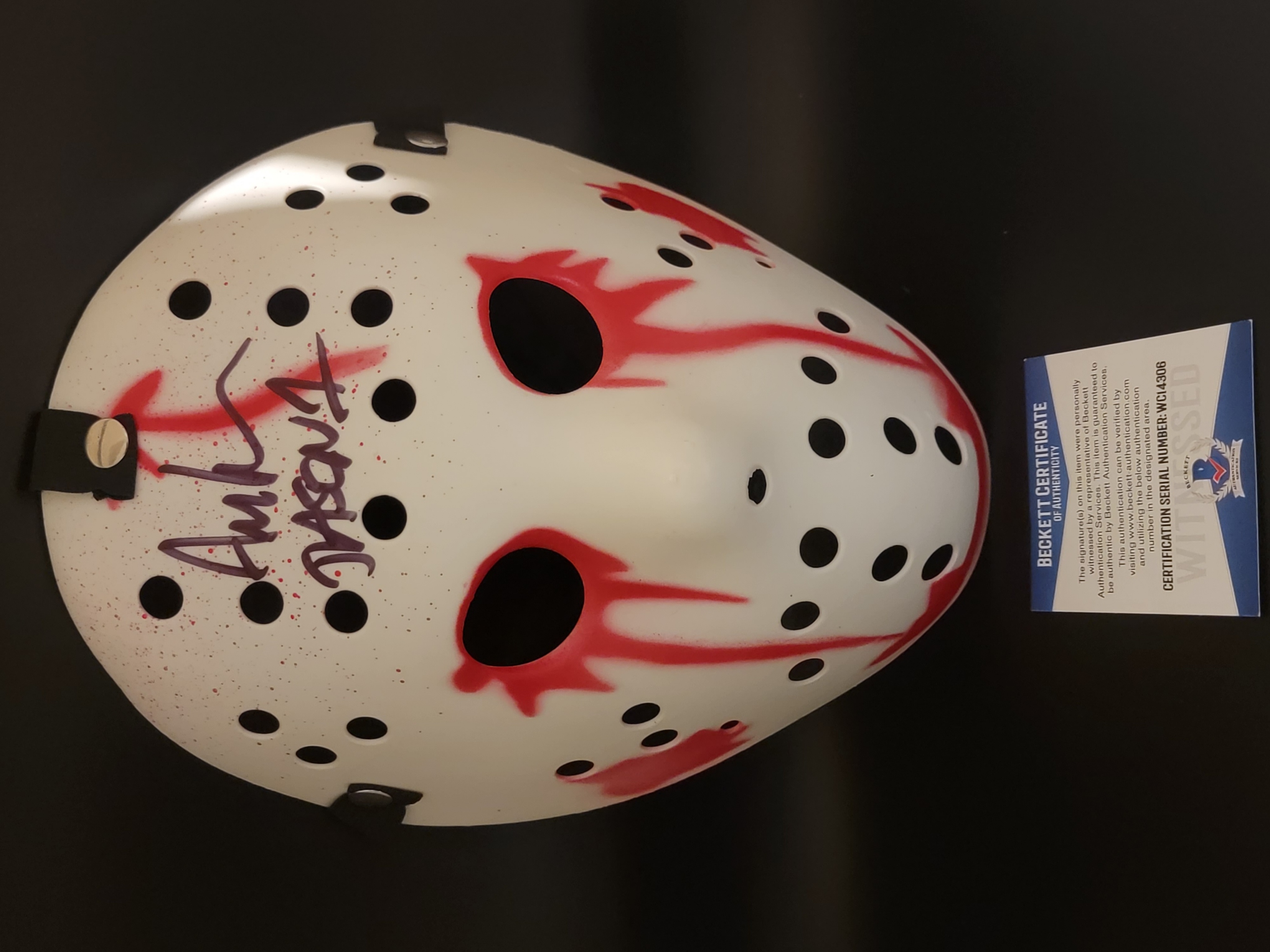 Friday the 13th Jason Voorhees autographed mask | Property Room