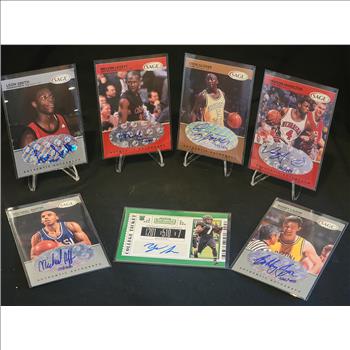 Autographed trading cards - Lot of 7 - No Reserve | Property Room