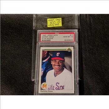 Sammy Sosa Star Rookie Error Card | Property Room