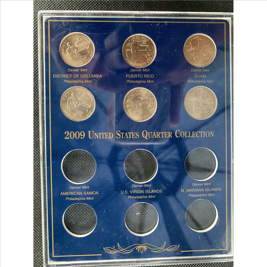 2009 US QUARTER COLLECTION (6 of 12 COINS) | Property Room