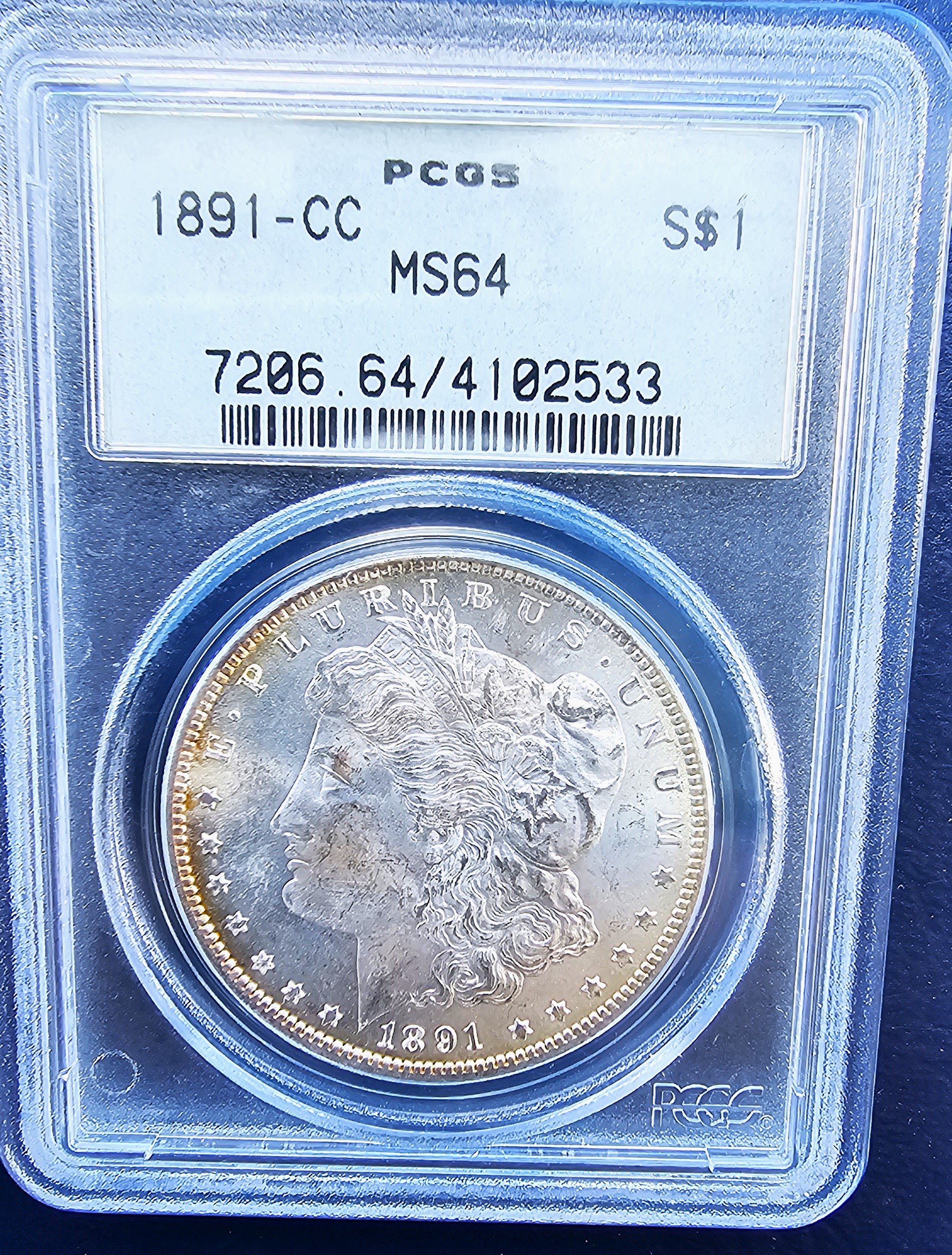 1891 CC (KEY DATE) Morgan Silver Dollar NGC Graded | Property Room