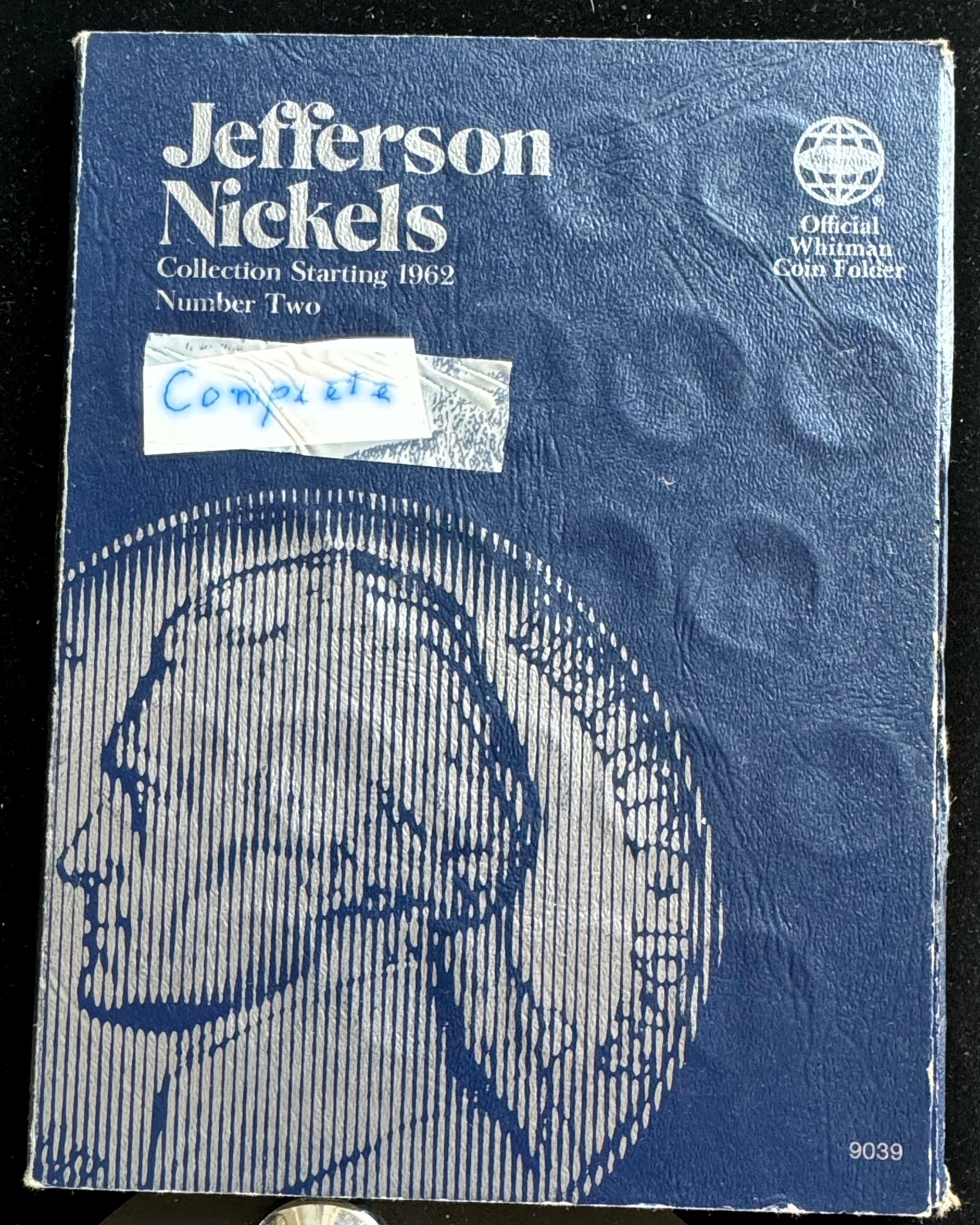 1962 - JEFFERSON NICKEL COMPLETE COLLECTION IN WHITMAN #2 BOOK, QUALITY ...