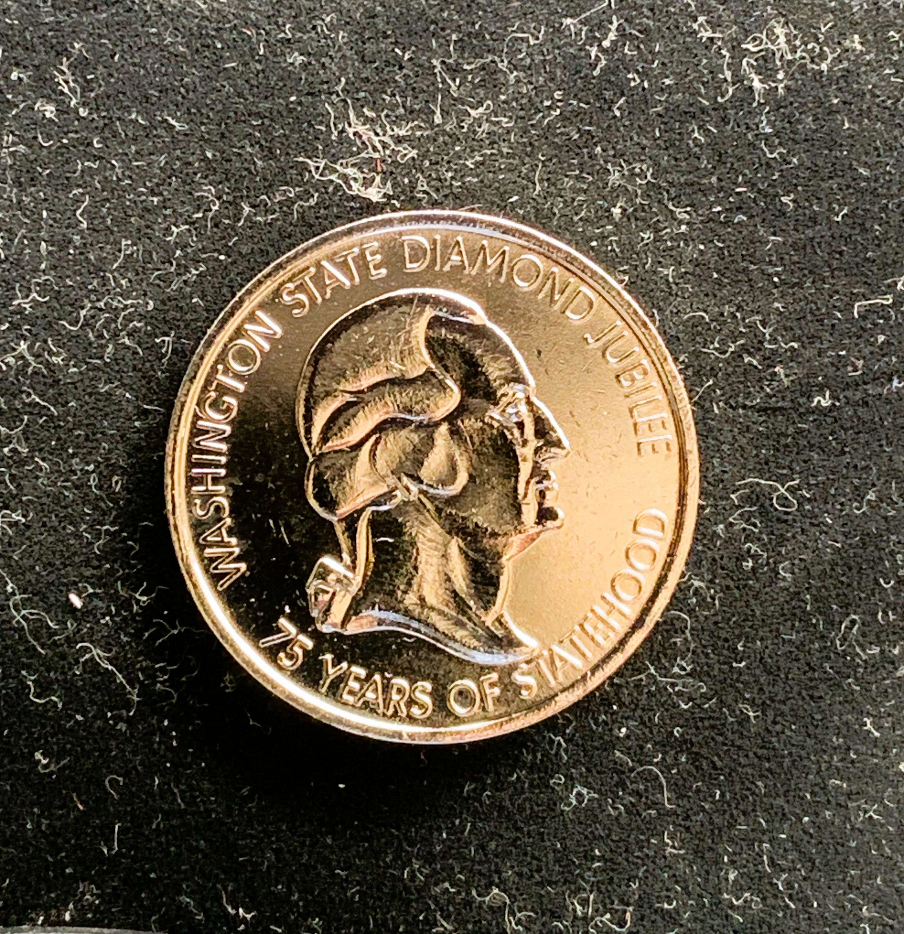 1964 WASH STATE DIAMOND JUBILEE, BRIGHT SHINY BU COIN | Property Room