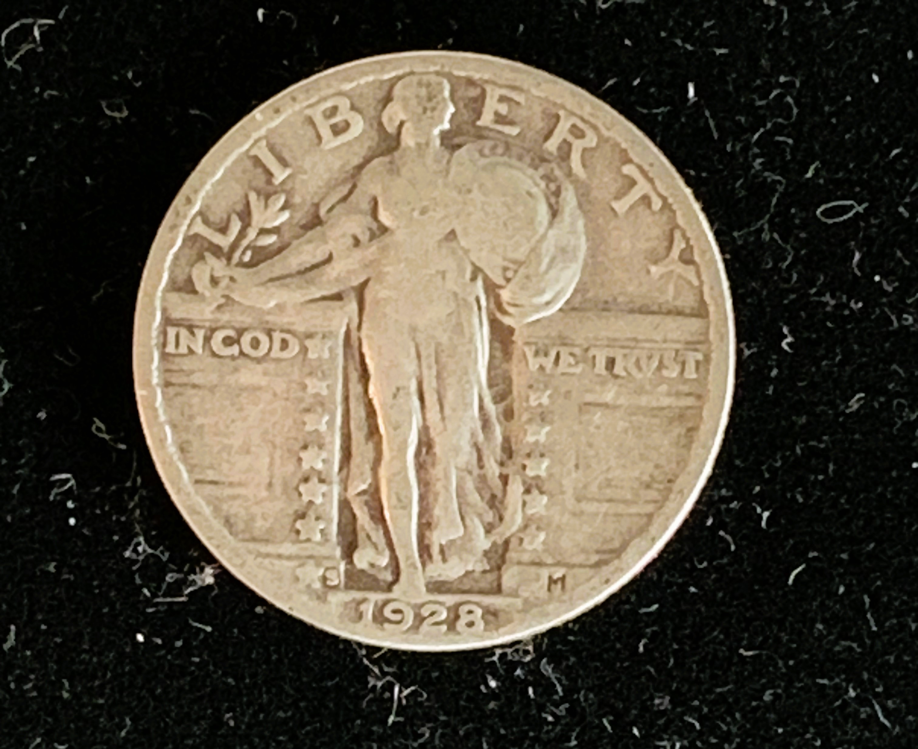 1928-S SILVER COIN STANDING LIBERTY QUARTER | Property Room