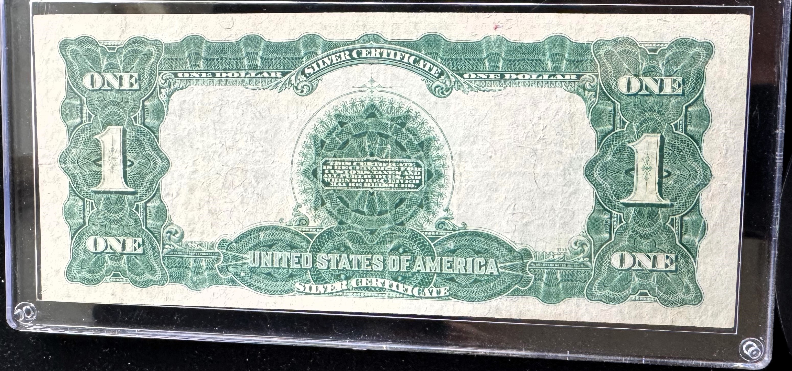 1899 SERIES $1 DOLLAR SILVER CERTIFICATE, LARGE BLACK EAGLE, RARE NOTE ...