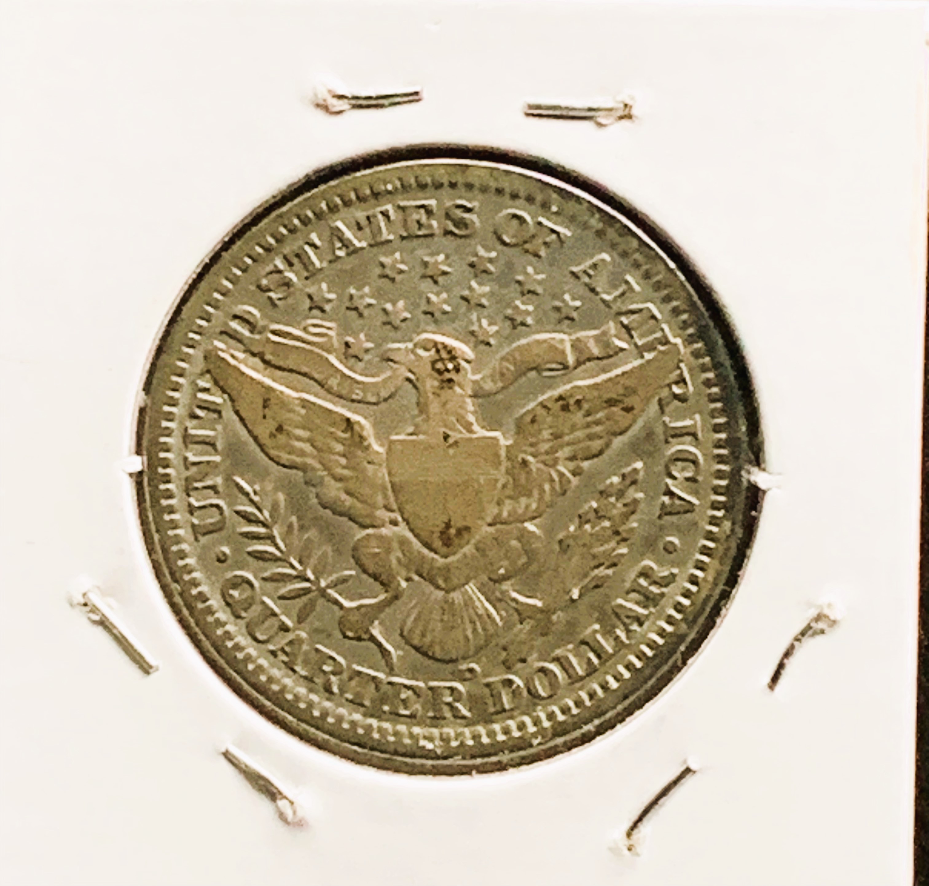 1909-D SILVER BARBER QUARTER, BRIGHT SHINY CLEAR FINE-20 REALLY NICE ...