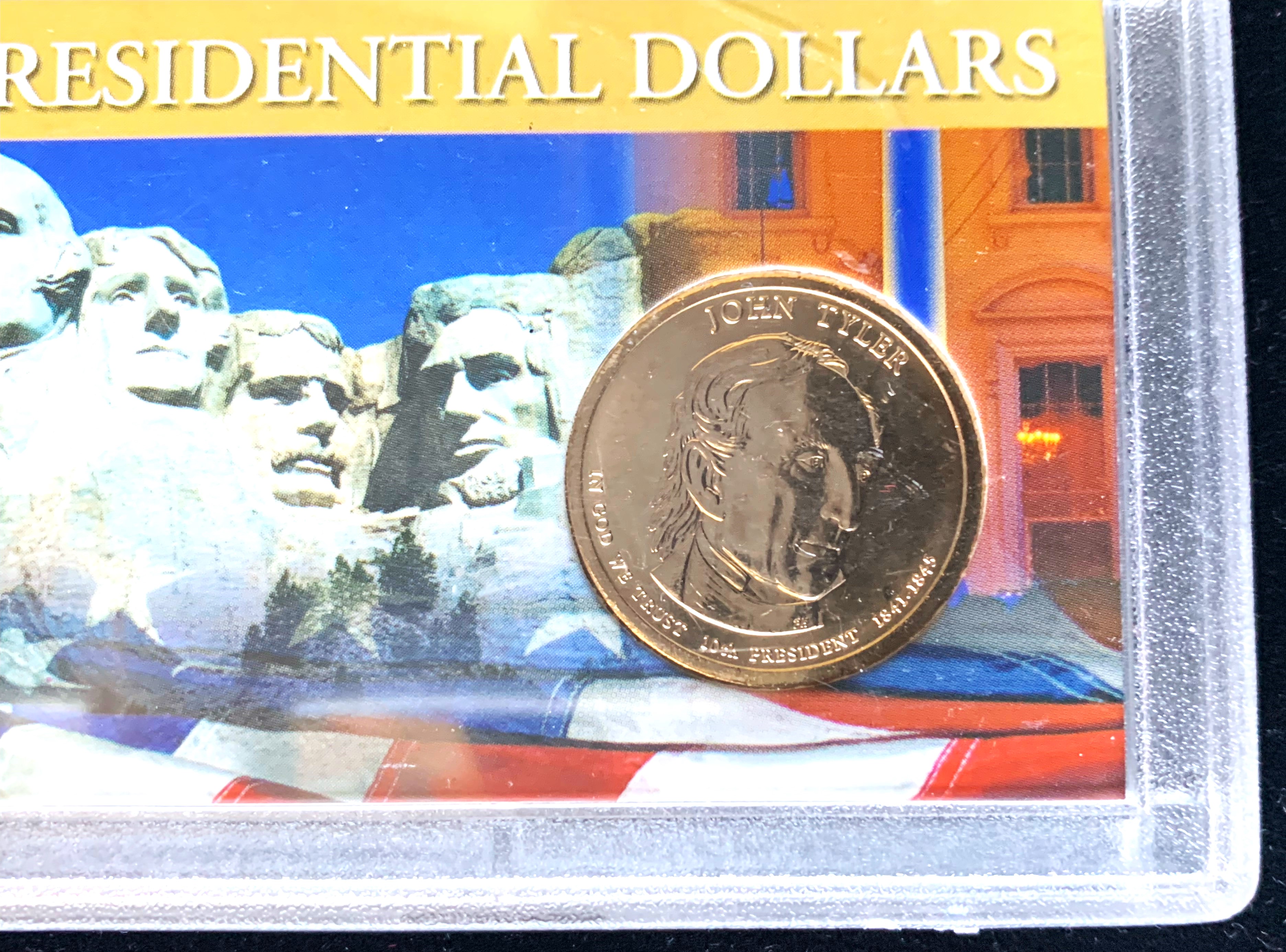 PRESIDENTIAL DOLLARS COLLECTION JOHN TYLER IN ORIGINAL CASE ...