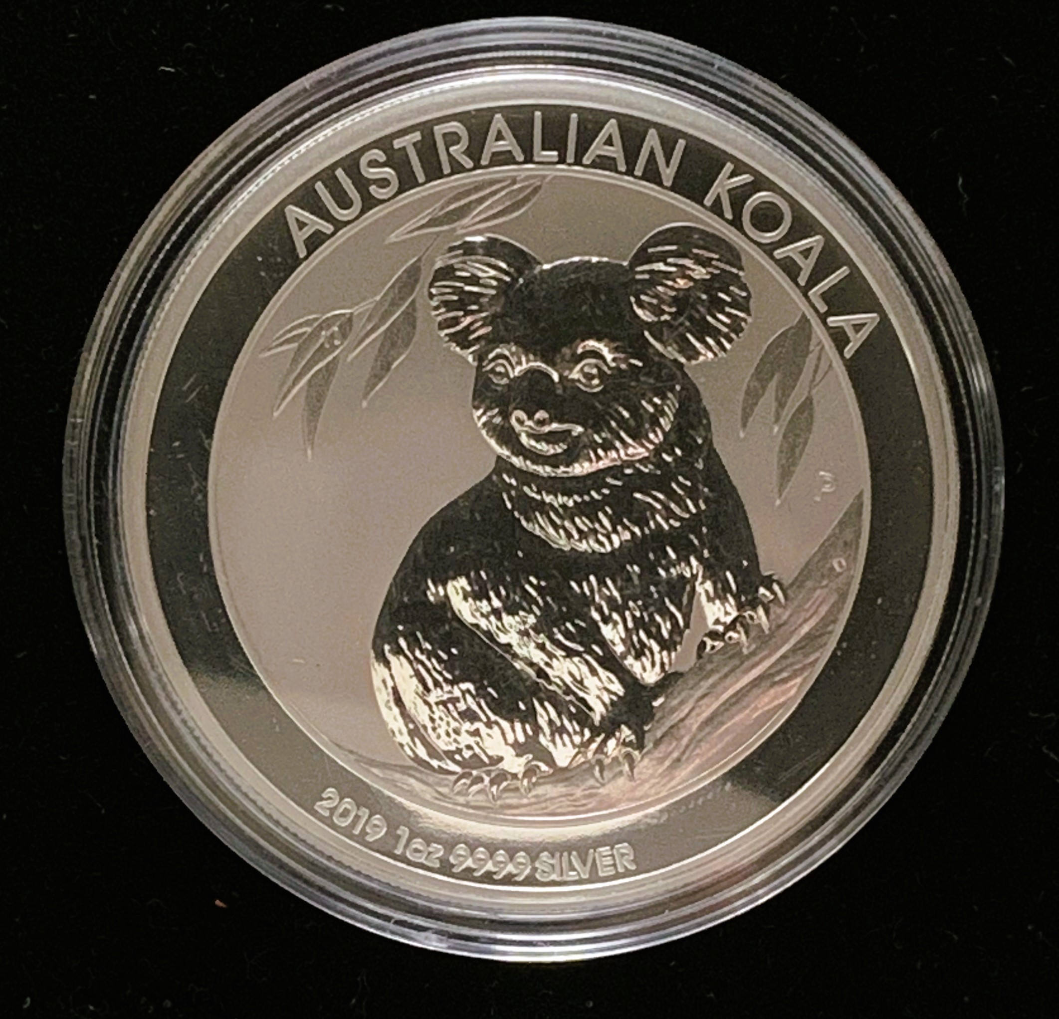 2019 1oz .9999 SILVER AUSTRAILIAN KOALA REVERSE PROOF, ABSOLUTE ...