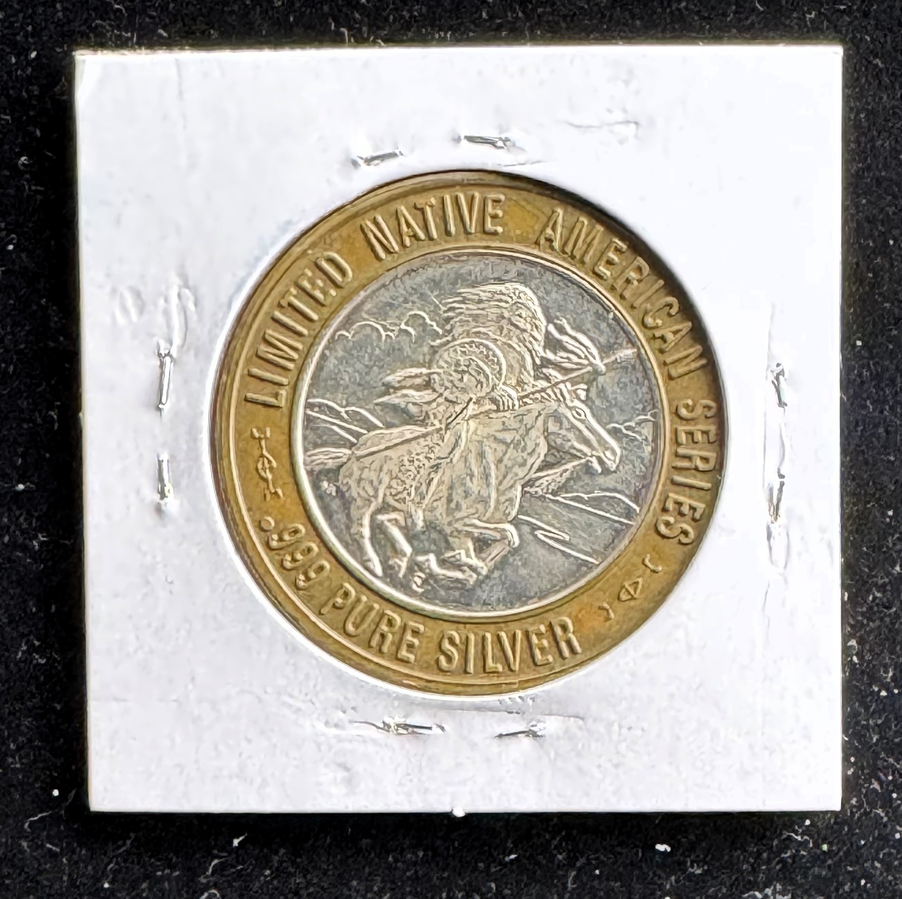 INDIAN CHIEF WASHAKIE, SHOSHONE SERIES .999 FINE SILVER COIN | Property ...