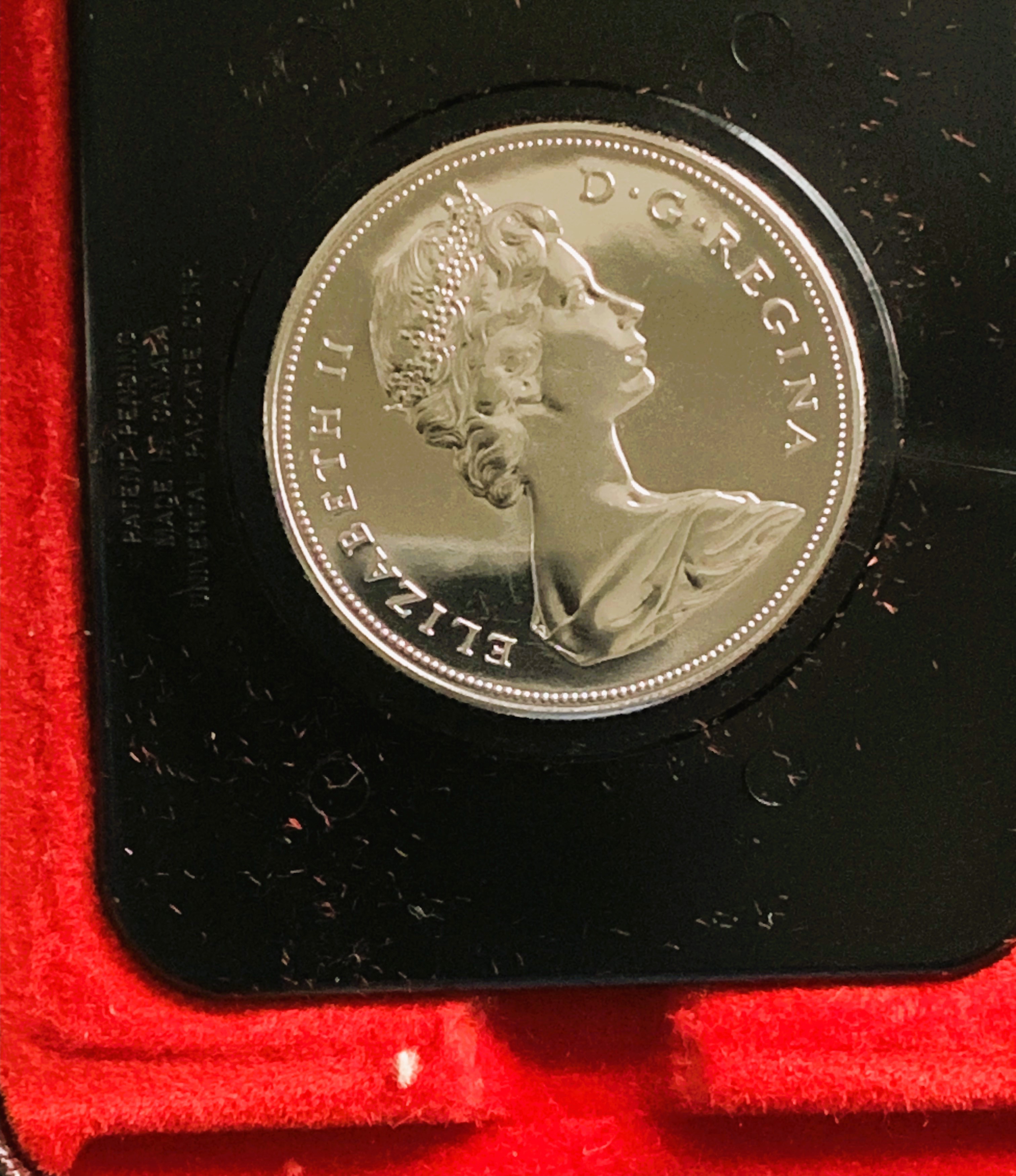 1970 CANADA MANITOBA 1870-1970 COMMEMORATIVE DOLLAR PROOF COIN IN ORIG ...
