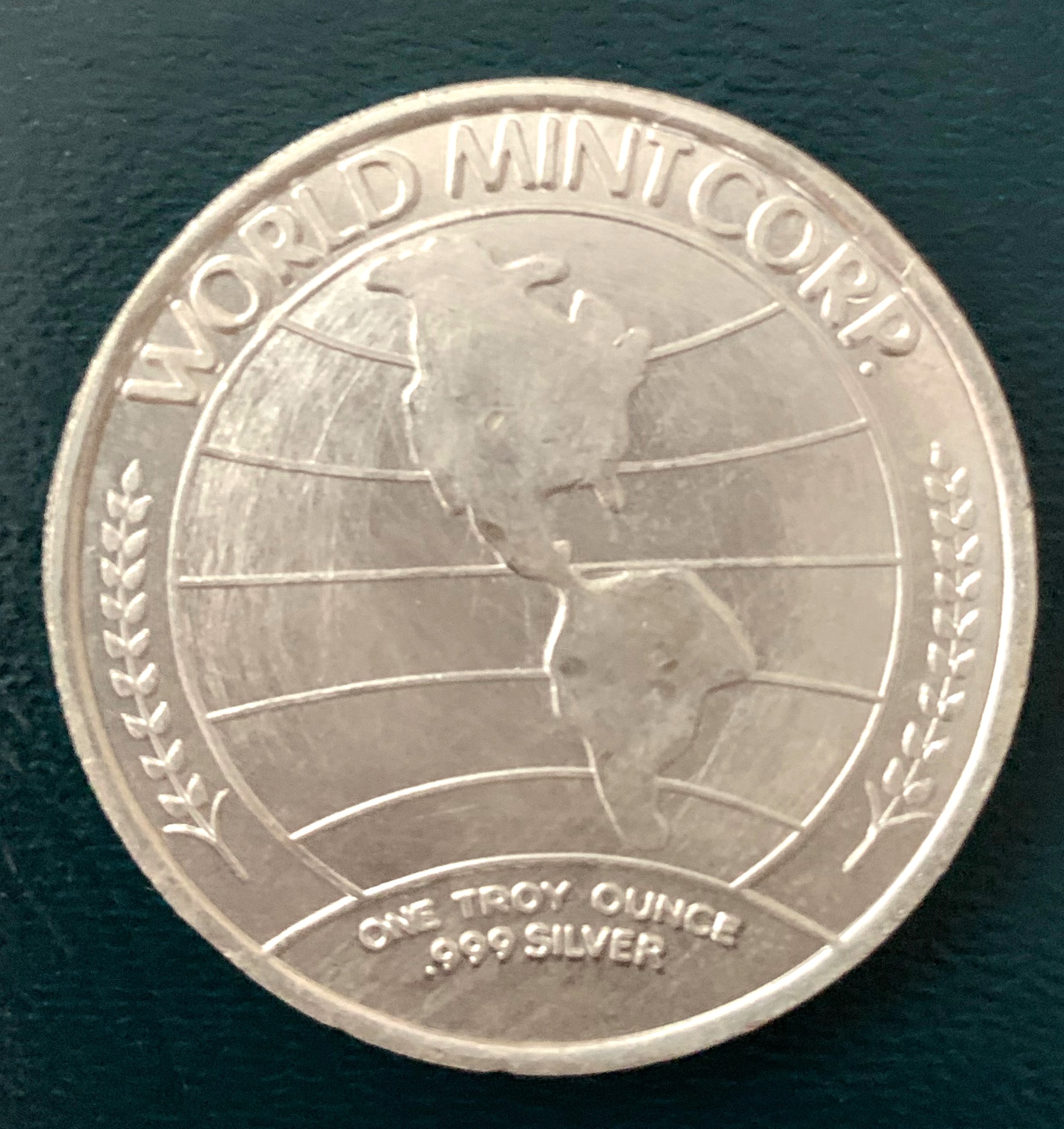 1oz SILVER VINTAGE 1973 ONE SILVERADO .999 WORLD MINT CORP | Property Room