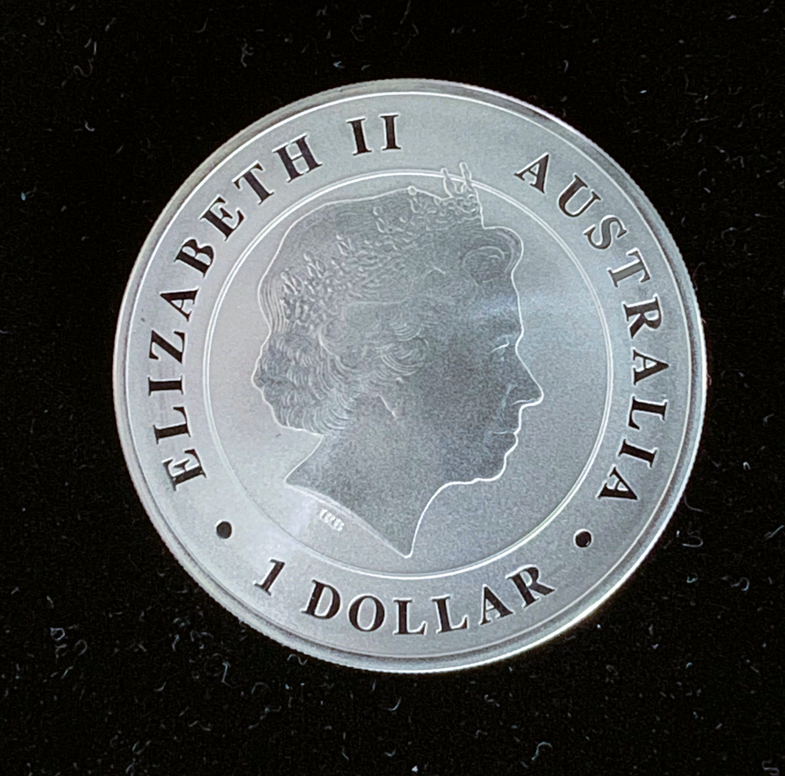 .999 1oz FINE SILVER SALTWATER CROCODILE, UNCIRCULATED CAMEO PROOF ...