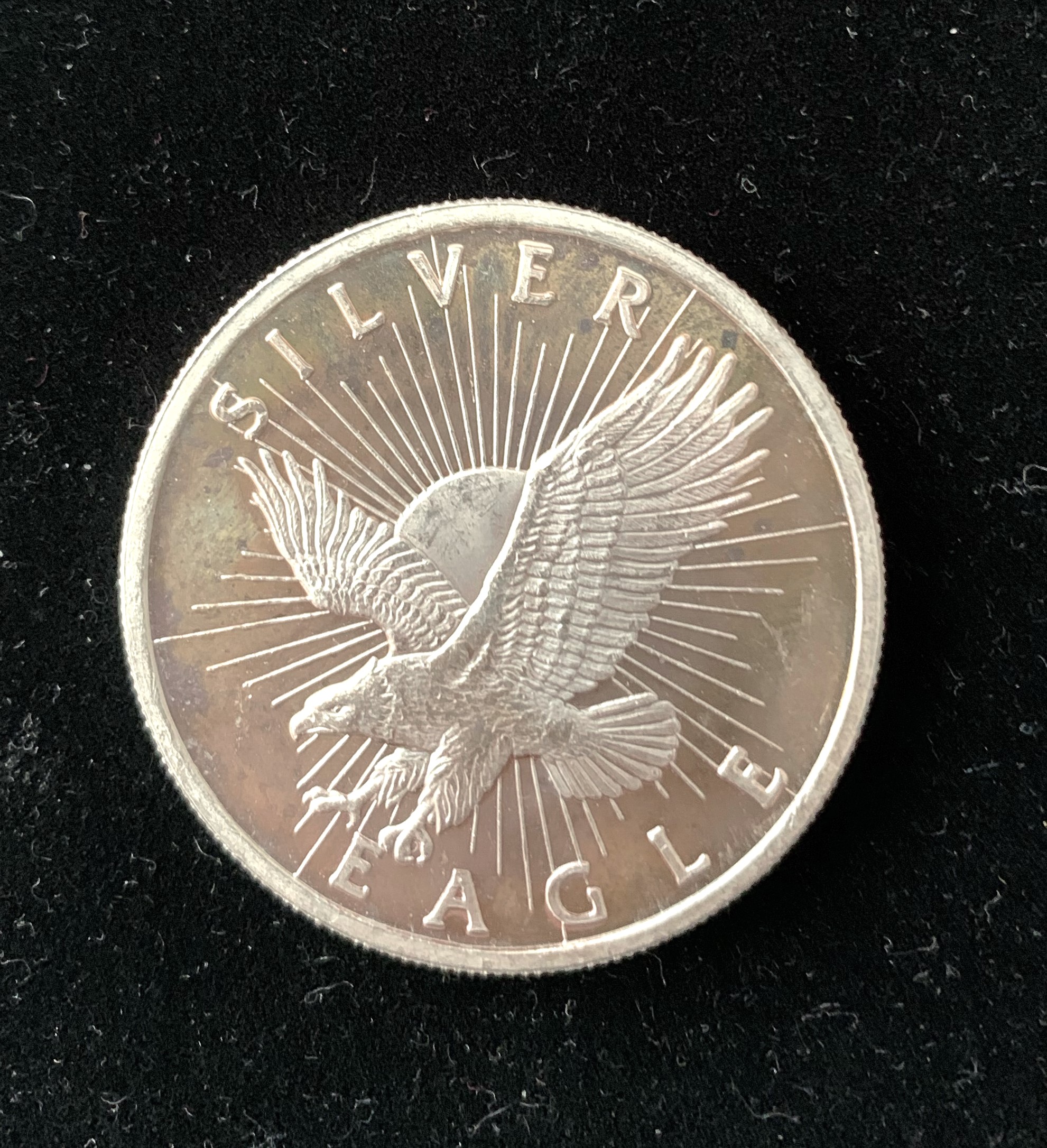 1oz SILVER EAGLE SUNSHINE MINTING .999 FINE SILVER | Property Room
