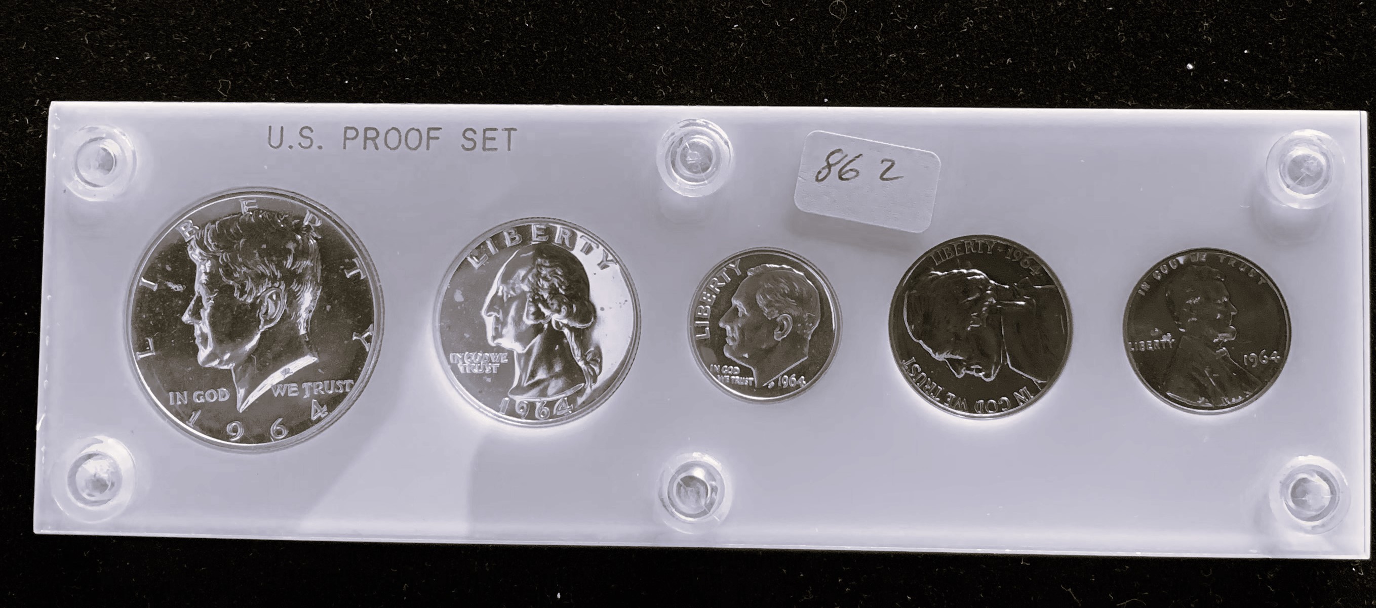 1964 US MINT SILVER PROOF SET REALLY NICE COINS | Property Room