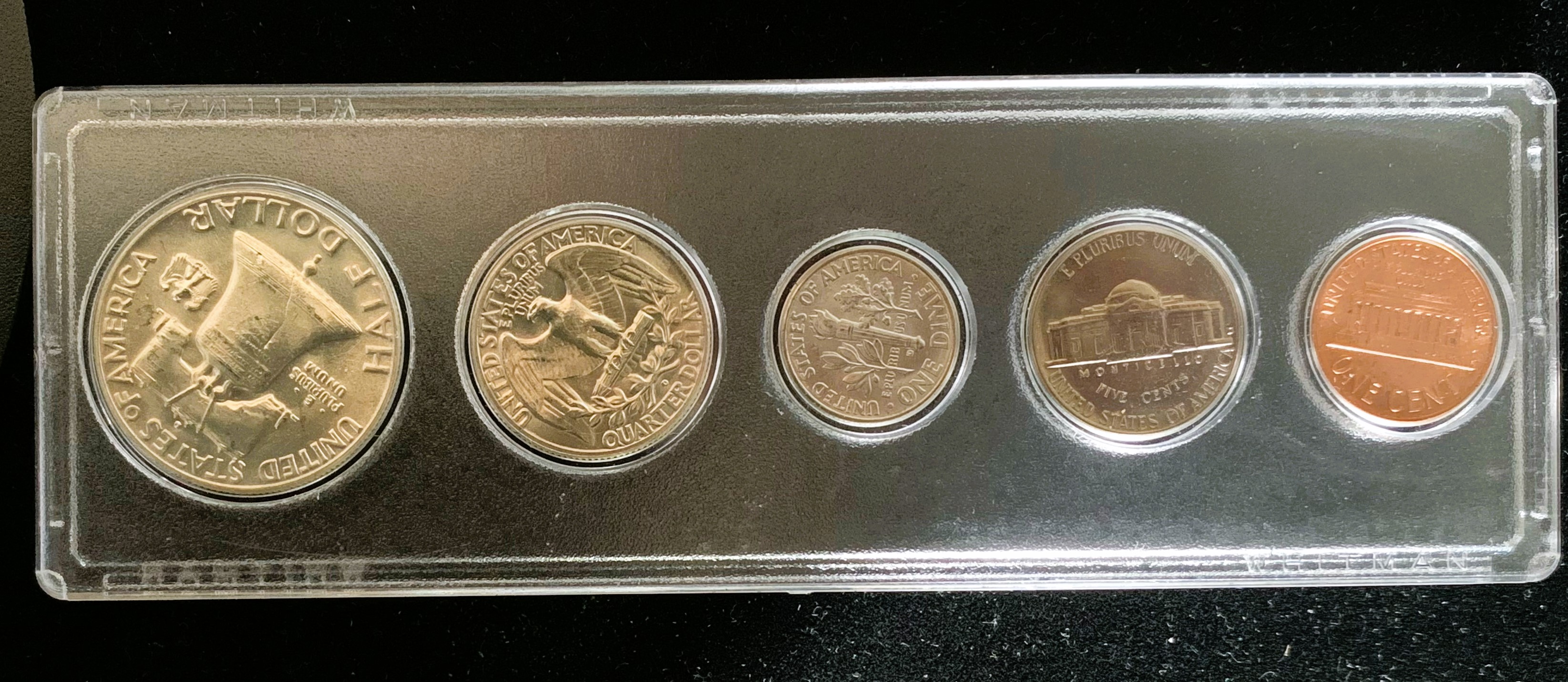 1963 SILVER BU 5 COIN SET, REALLY NICE COINS | Property Room