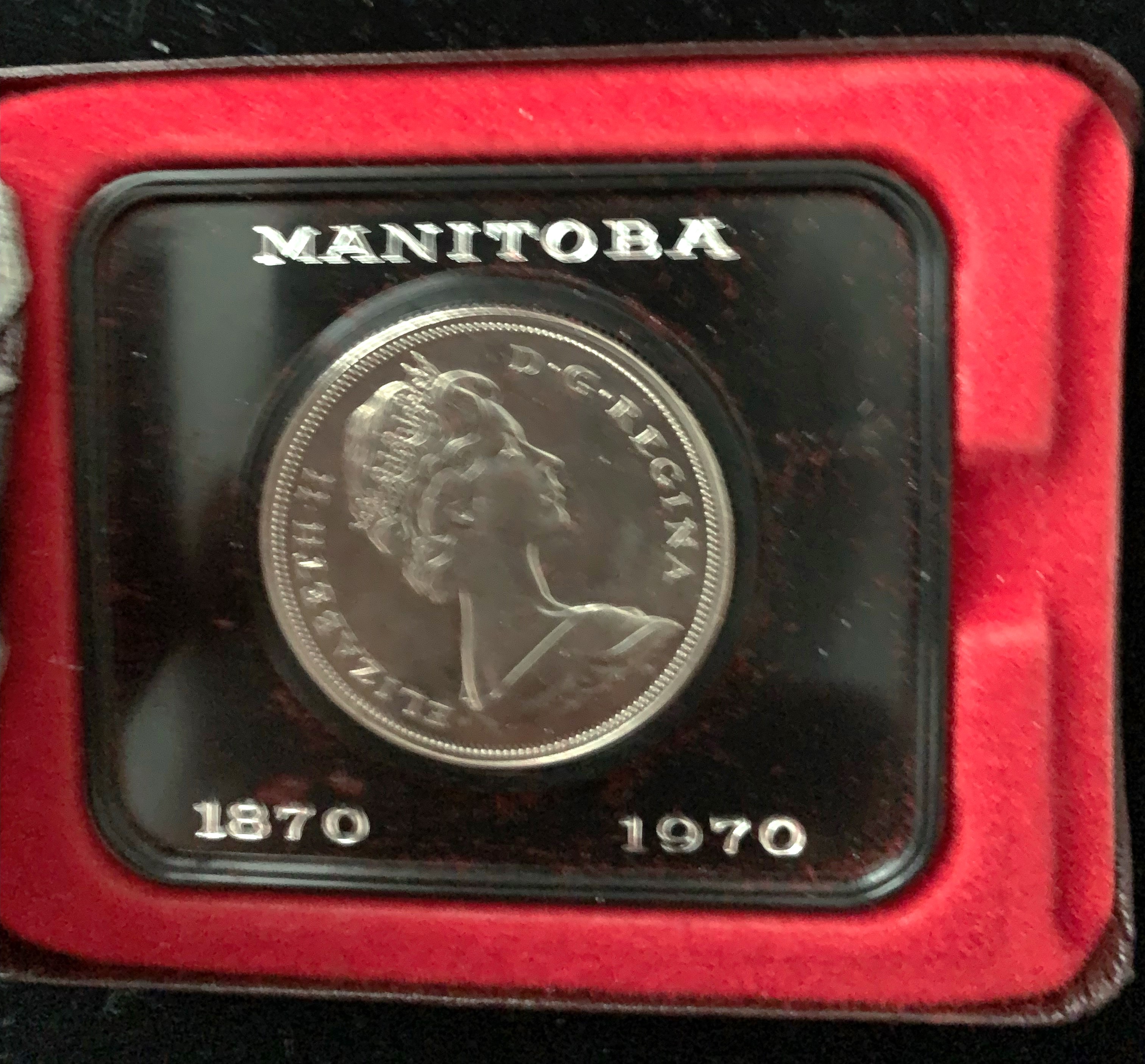 1970 CANADA MANITOBA 1870-1970 COMMEMORATIVE COIN | Property Room