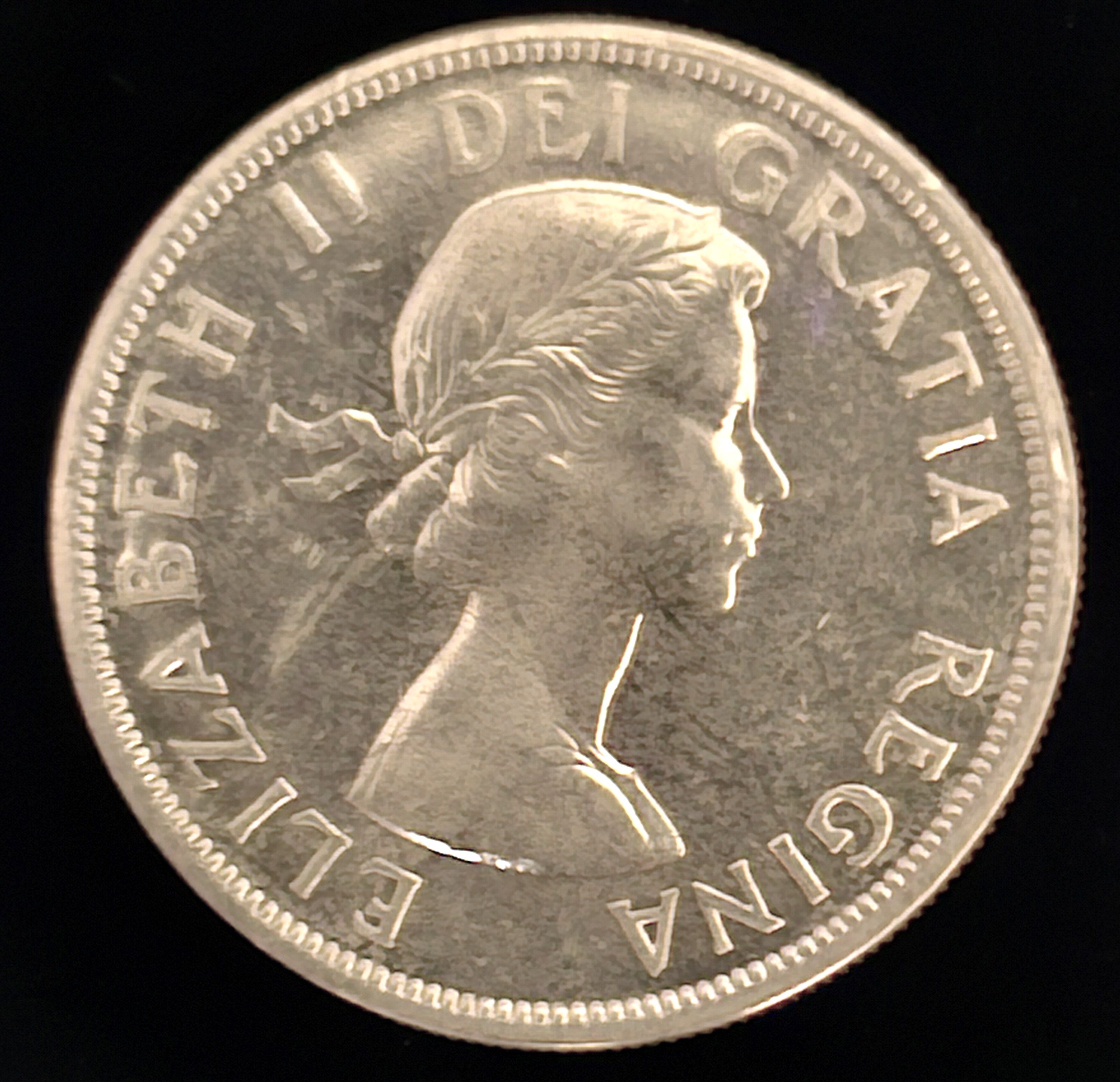 Silver Canadian $1 Dollar Coin, 1958 | Property Room