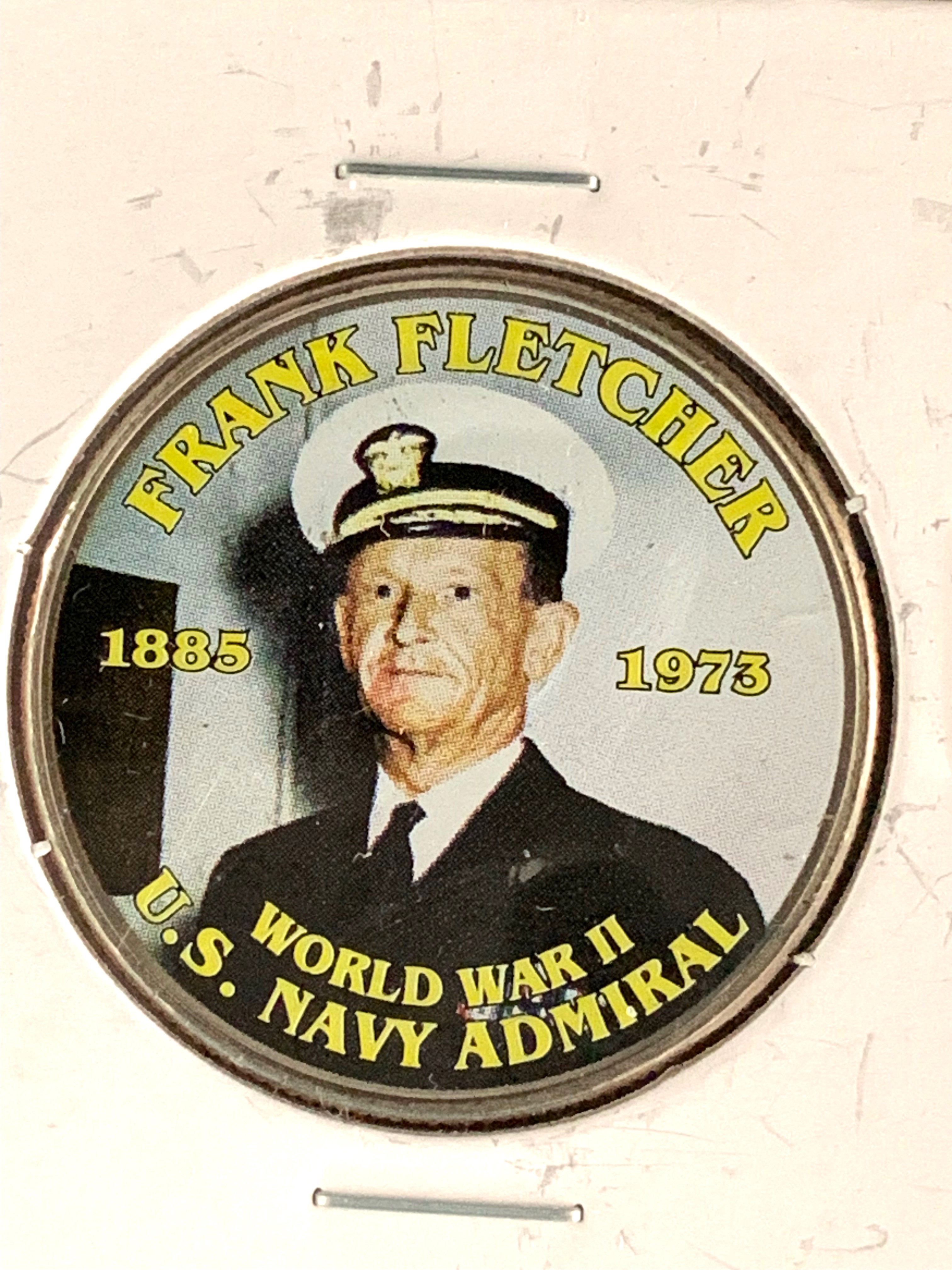 KENNEDY HALF DOLLAR COLLECTABLE ADMIRAL FLETCHER WW2 | Property Room