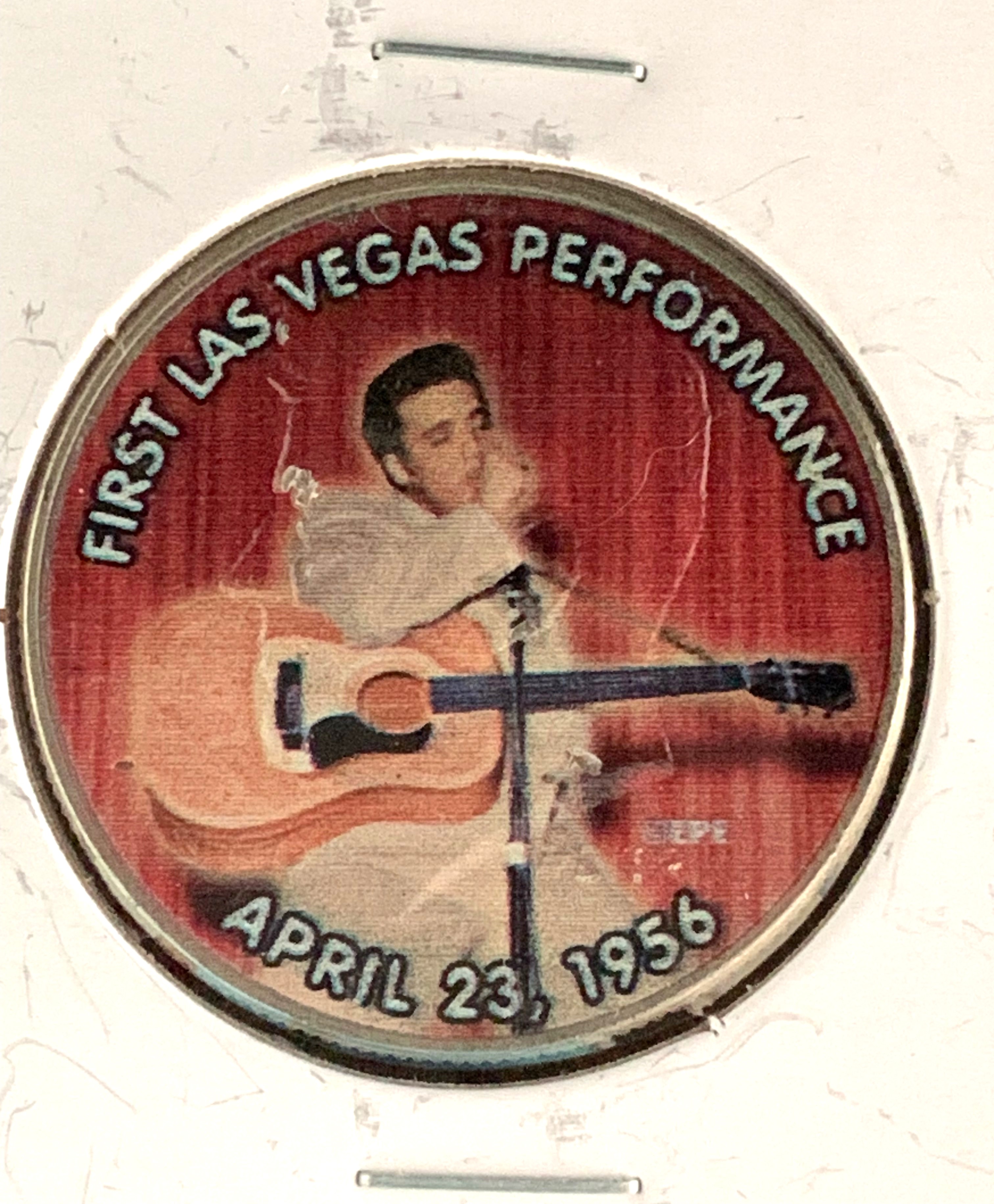 KENNEDY HALF DOLLAR COLLECTABLE ELVIS FIRST LAS VEGAS PERFORMANCE 1956 ...