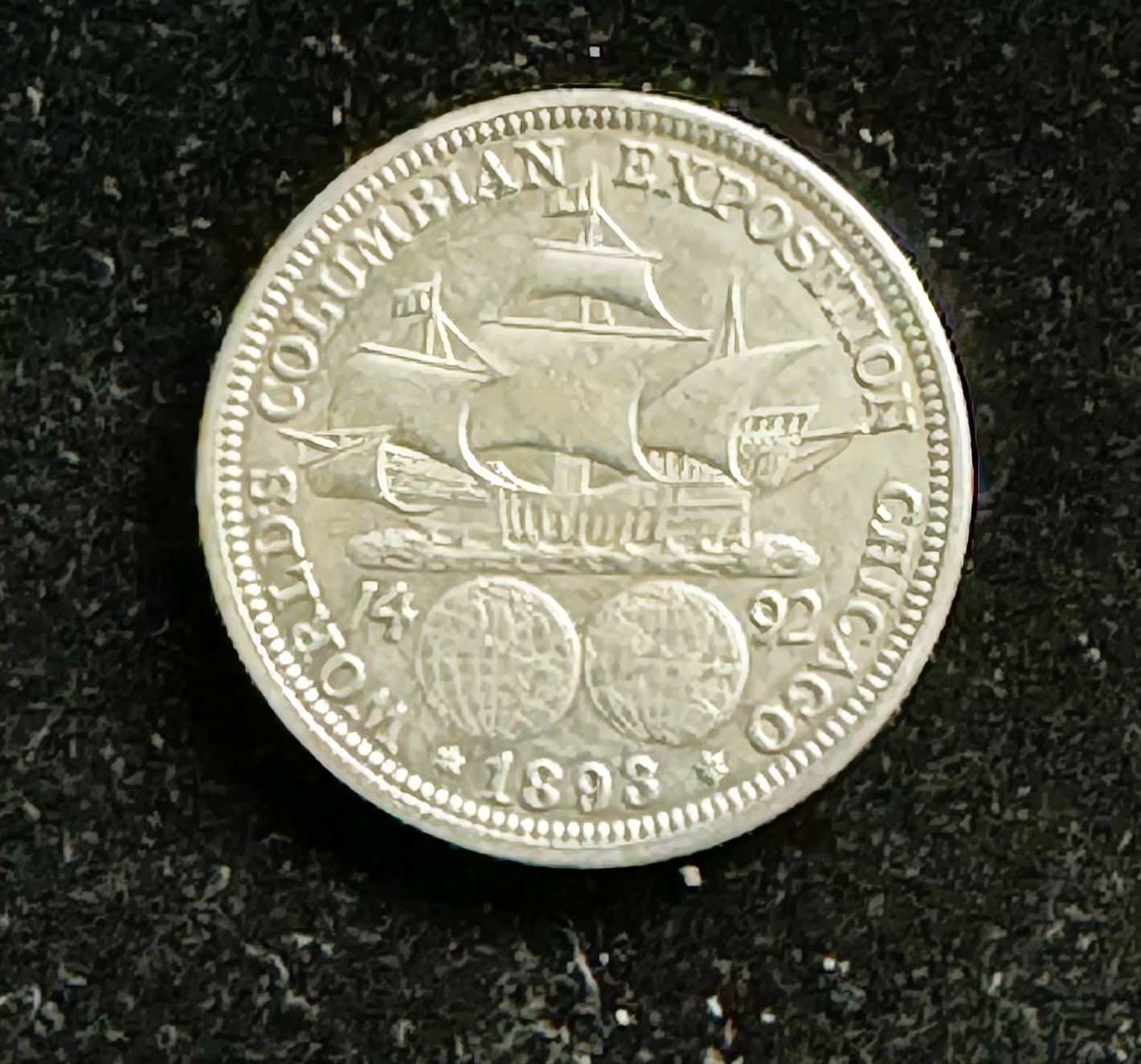 1893 SILVER COLUMBIAN EXPOSITION (CHICAGO WORLD FAIR) COMM UNITED ...