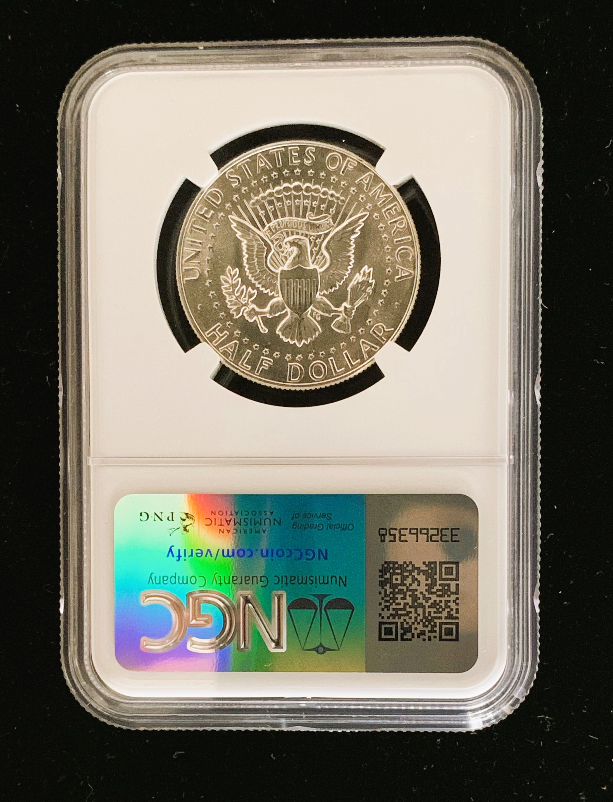 1969-D 50C KENNEDY HALF, NGC GRADED MS 65, BRIGHT LUSTER COIN ...