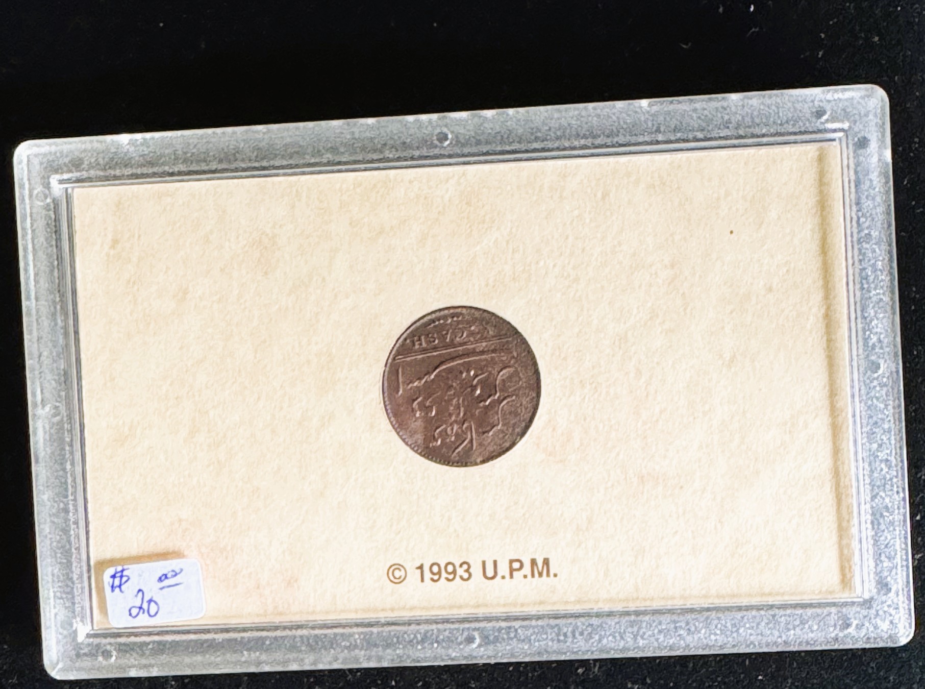 184 YEAR OLD SHIPWRECK COIN REAL NICE CONDITION IN ORIG HARD CASE ...