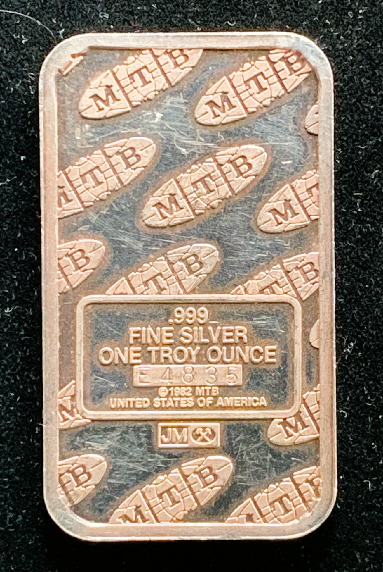 1oz ROUND .999 FINE SILVER VINTAGE BAR COIN, LIBERTY, JM USA | Property ...