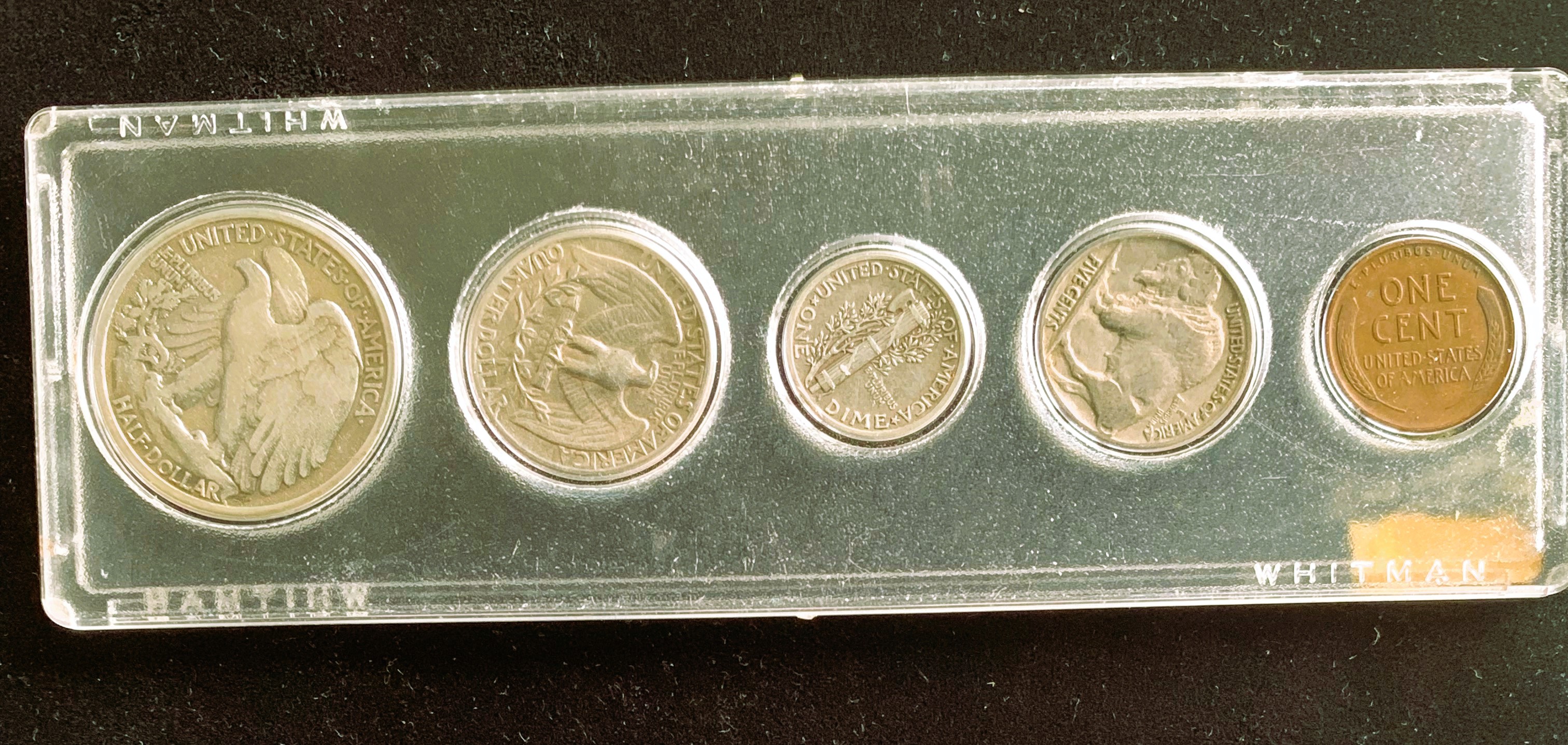 1935 SILVER 5 COIN SET IN SLAB | Property Room