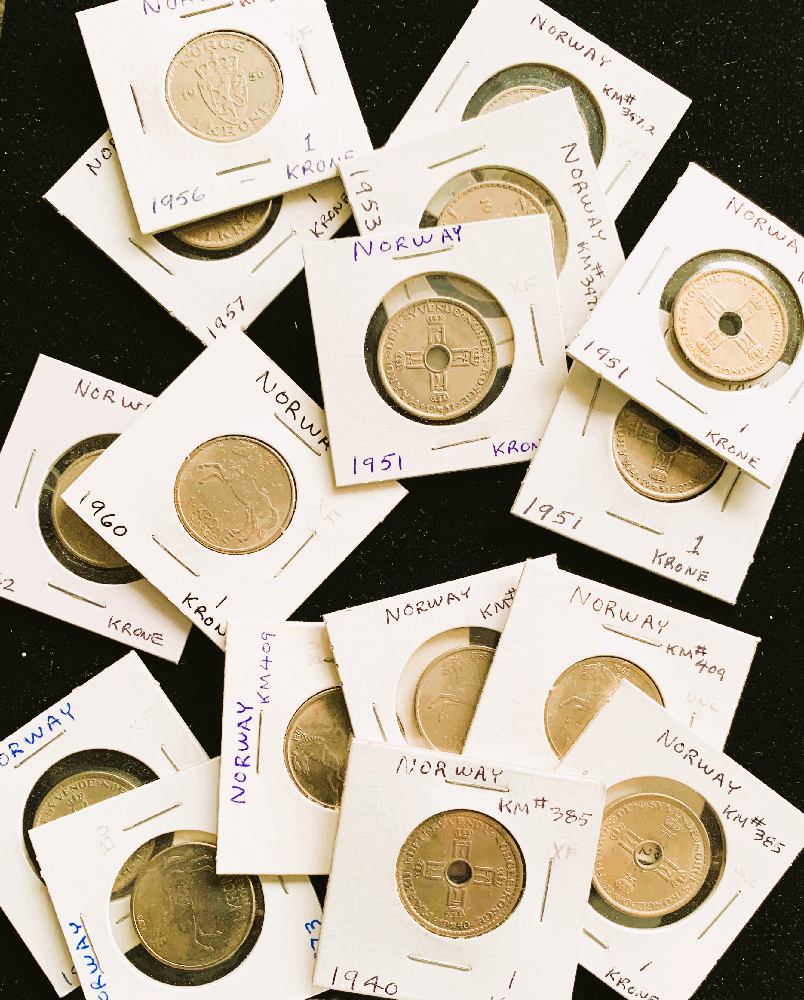 NORWAY QUALITY COINS, VARIOUS DATES, NICE COINS | Property Room