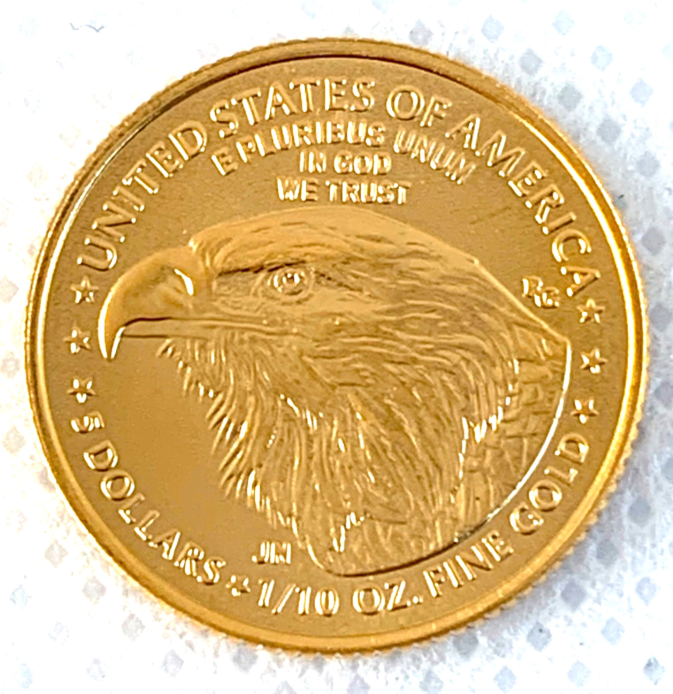 2021 $5 1/10oz BU GOLD AMERICAN EAGLE | Property Room
