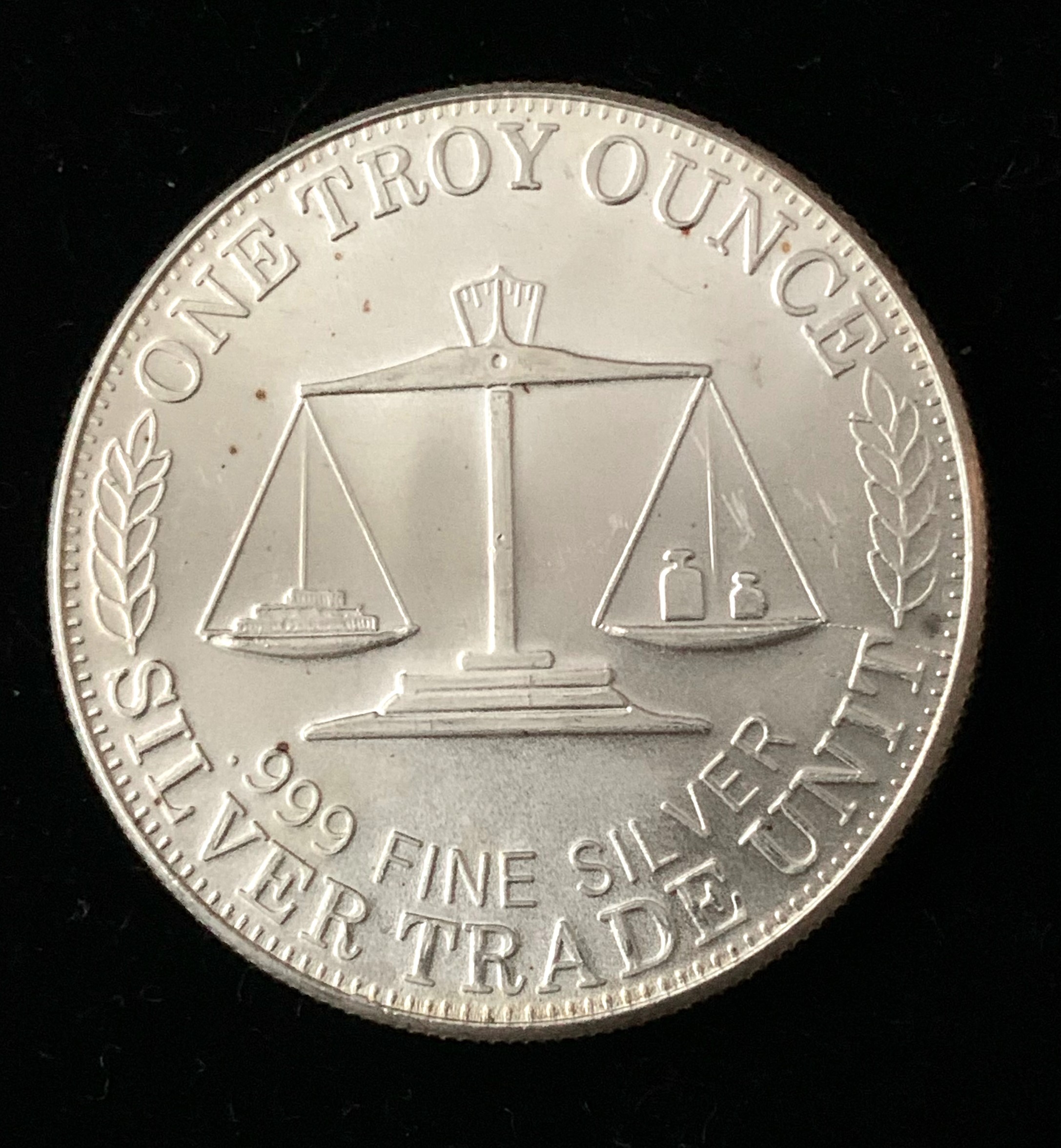 1oz SILVER ROUND .999 FINE SILVER TRADE UNIT NORTHWEST TERRITORIAL MINT ...